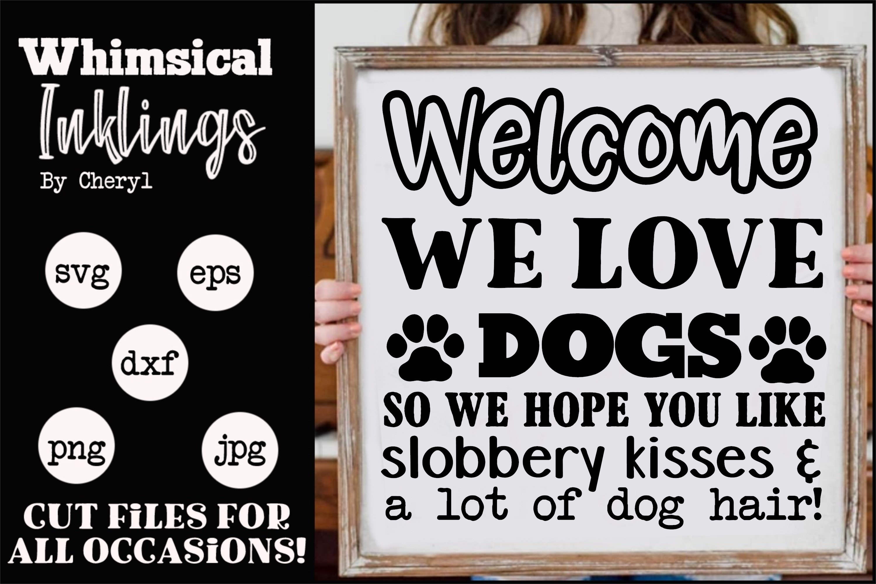We Love Dogs 2 SVG (405493) | SVGs | Design Bundles