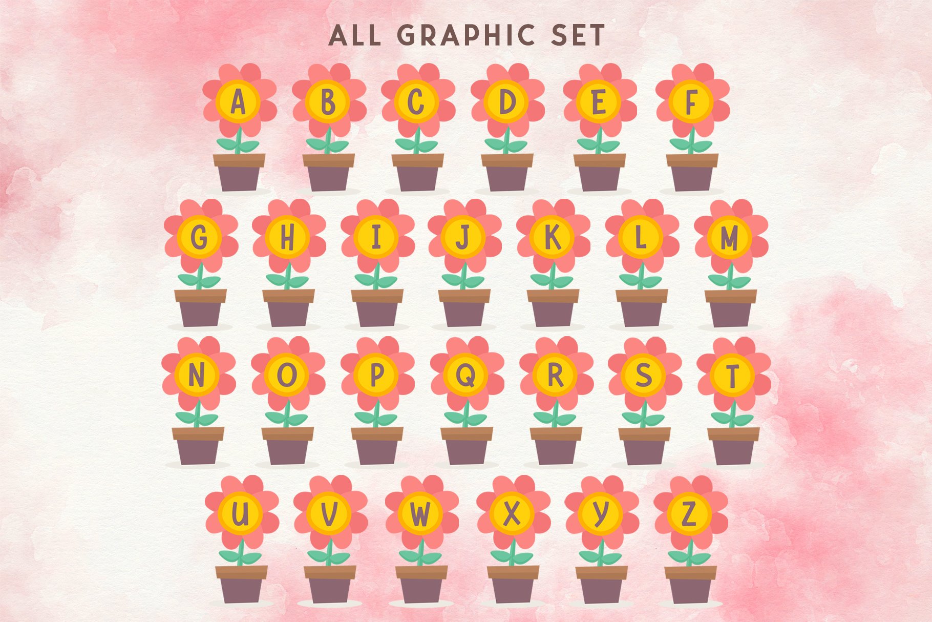 Kids Flower Alphabet