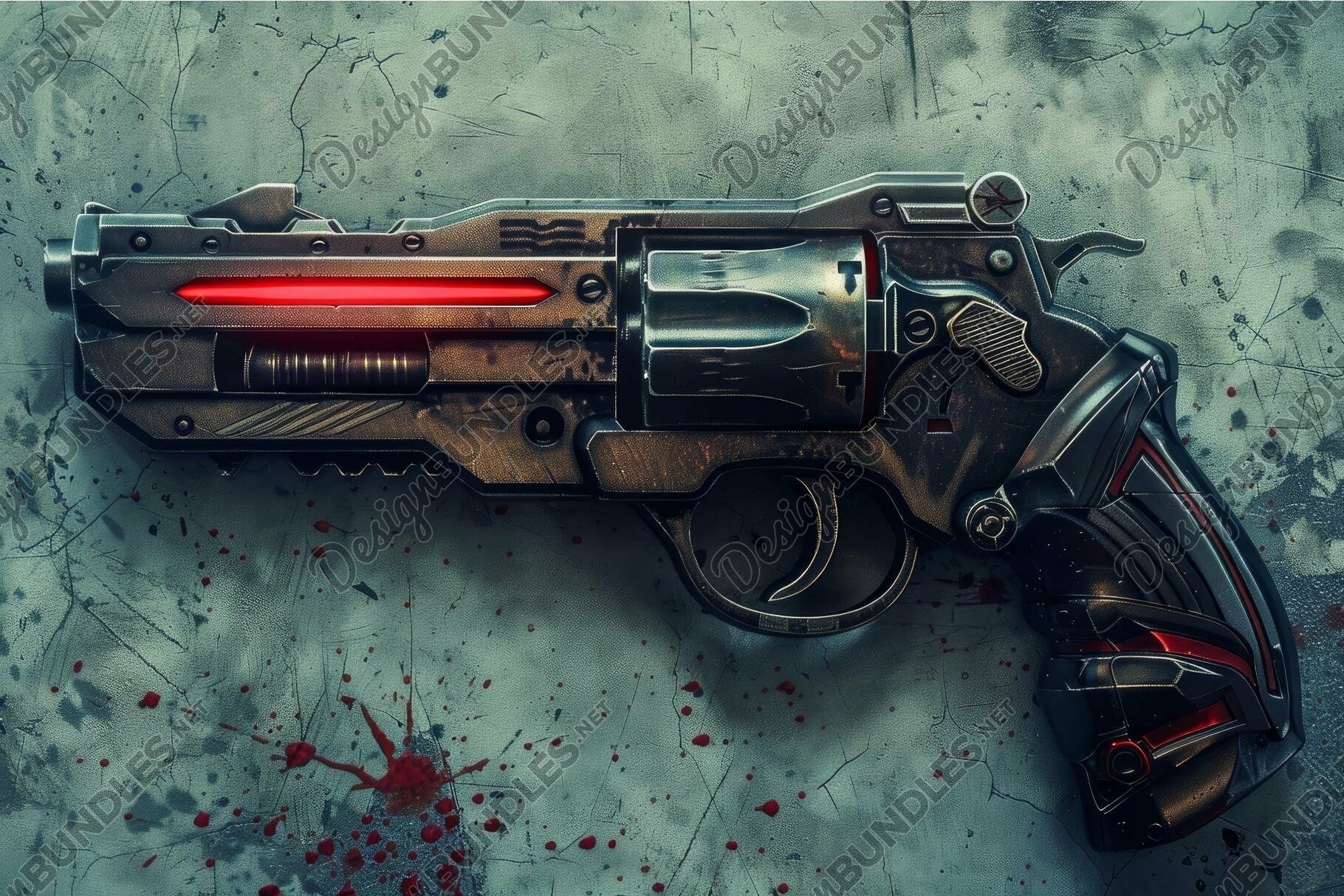Futuristic Revolver