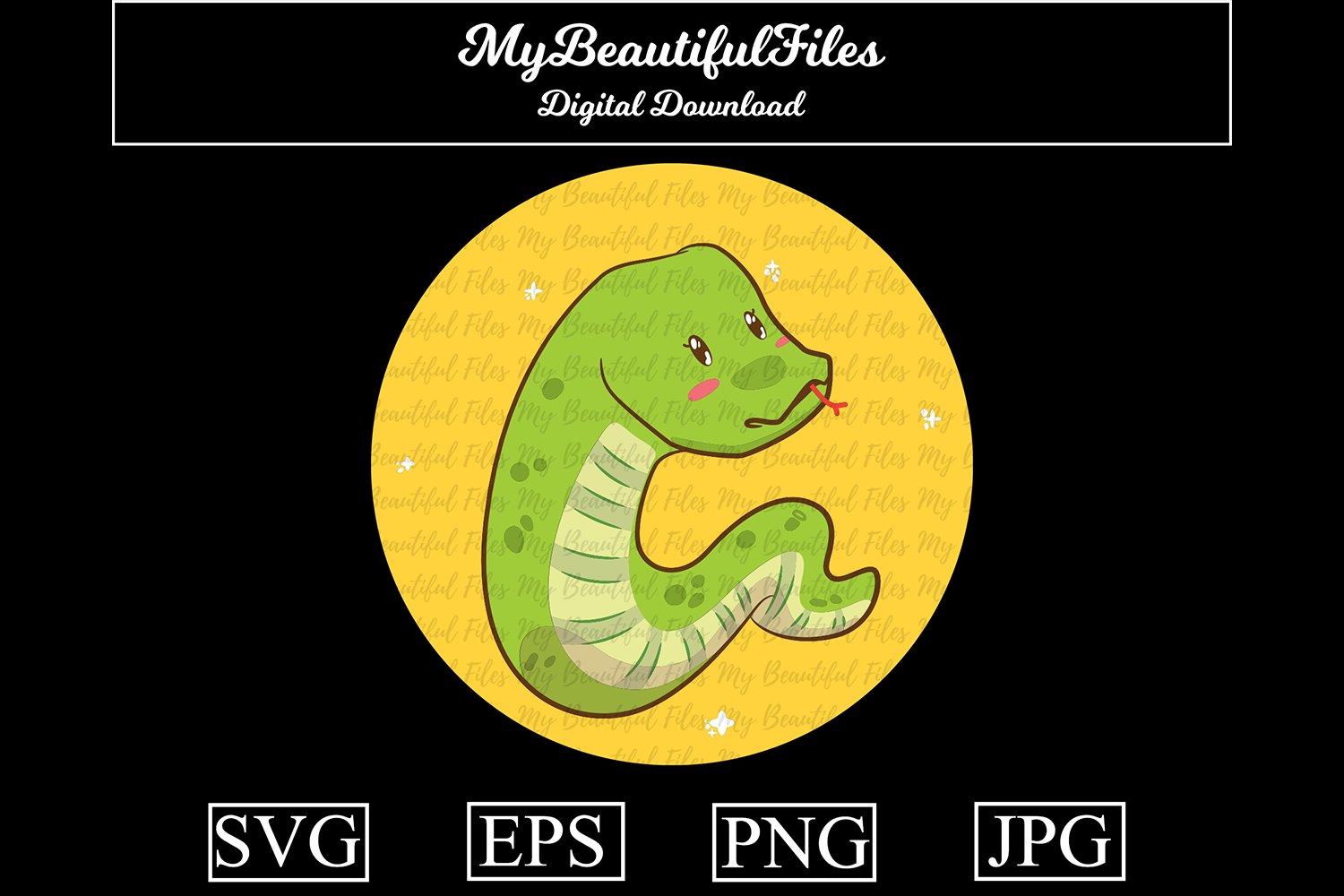 Snake SVG - Cartoon Animal SVG, EPS, PNG and JPG (483174 ...