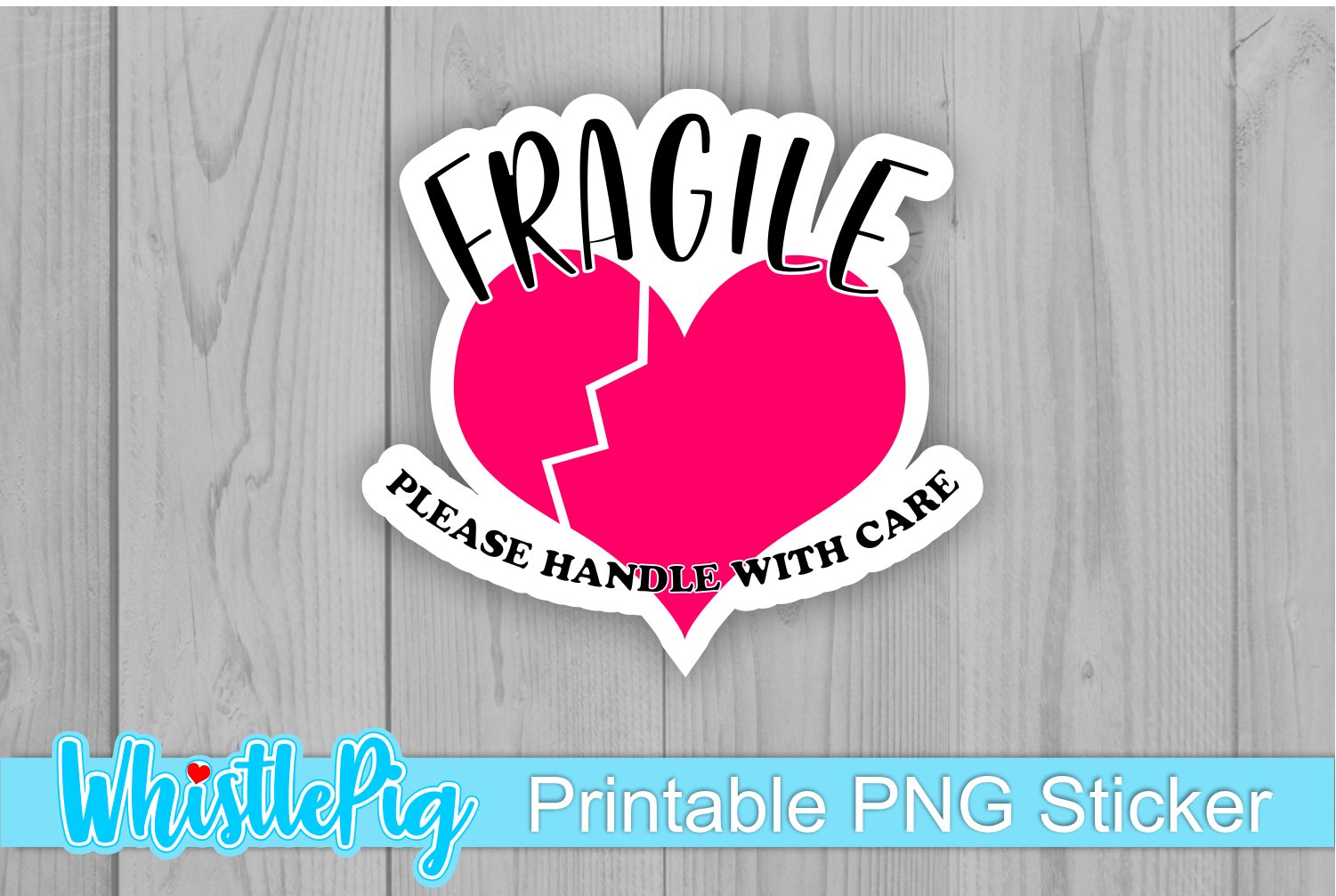 Handmade Small Business Sticker Fragile Sticker (1171133) | Stickers ...