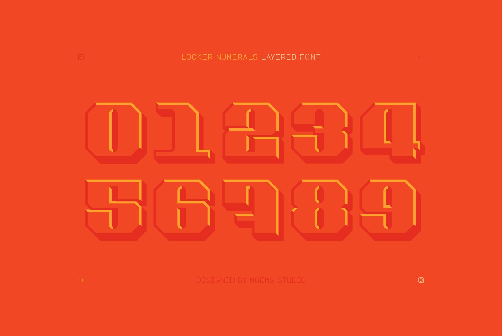 Locker Numerals (571011) | Display | Font Bundles