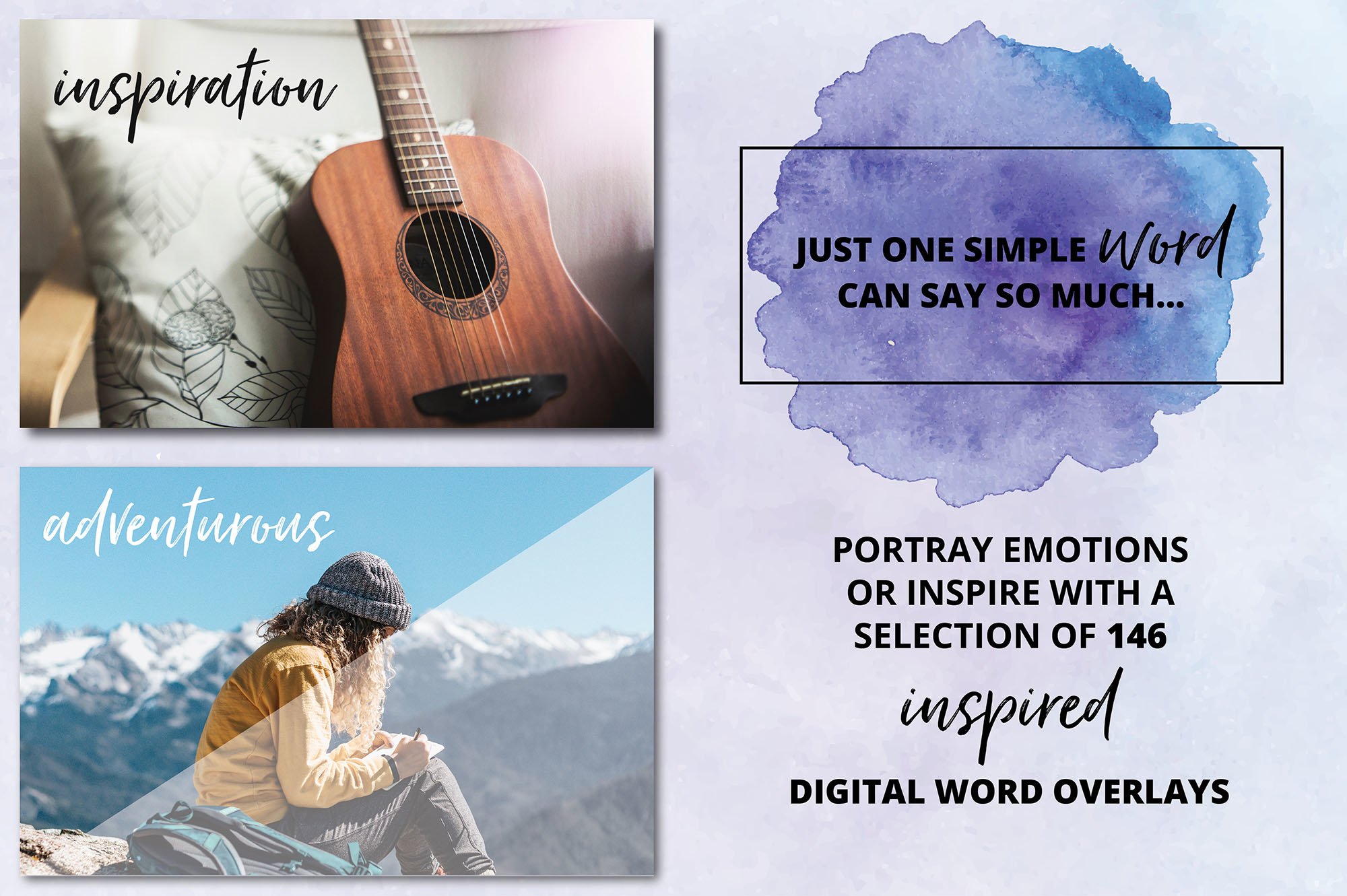 Inspirational Quotes for Social Media - 146 Digital Overlays (247665 ...