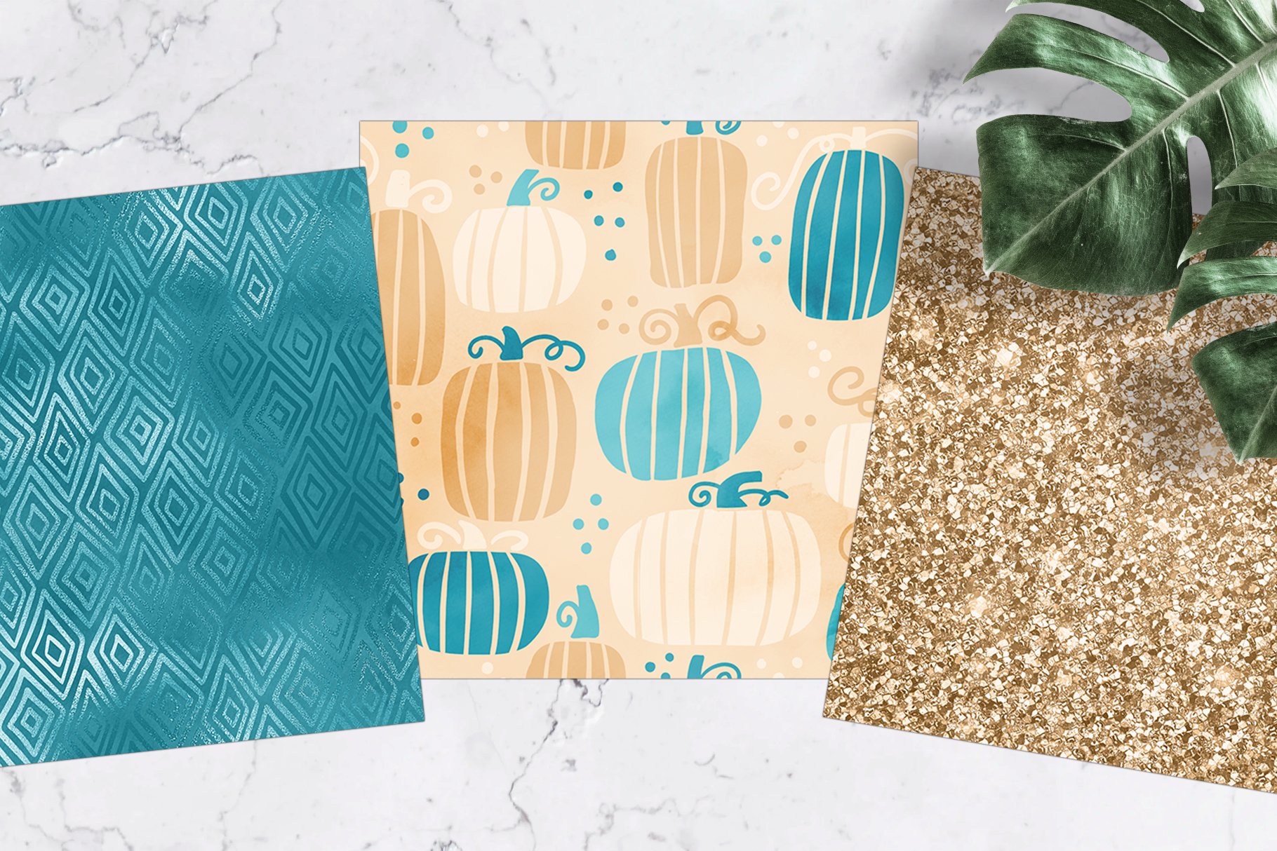 Autumn Cream Digital Paper Pack