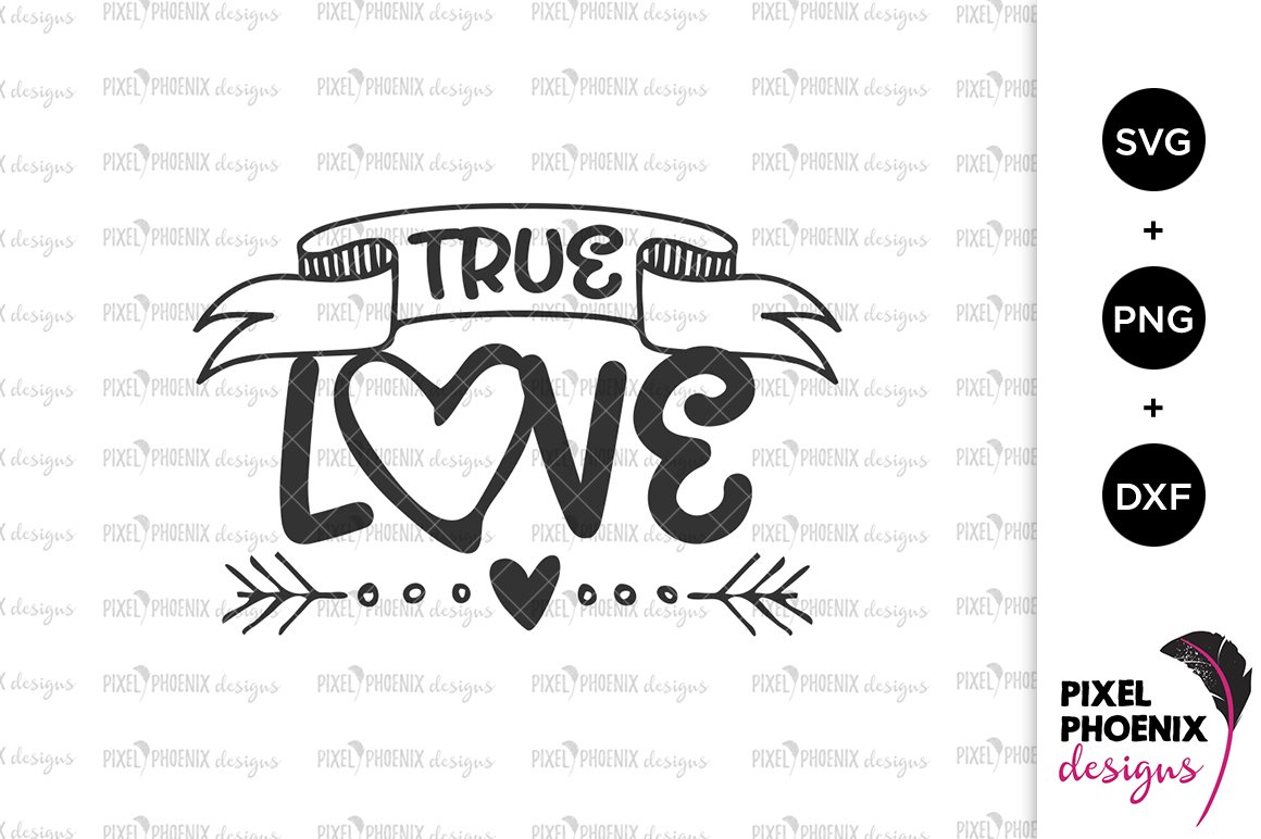 True Love SVG, Valentines SVG (176322) | SVGs | Design Bundles