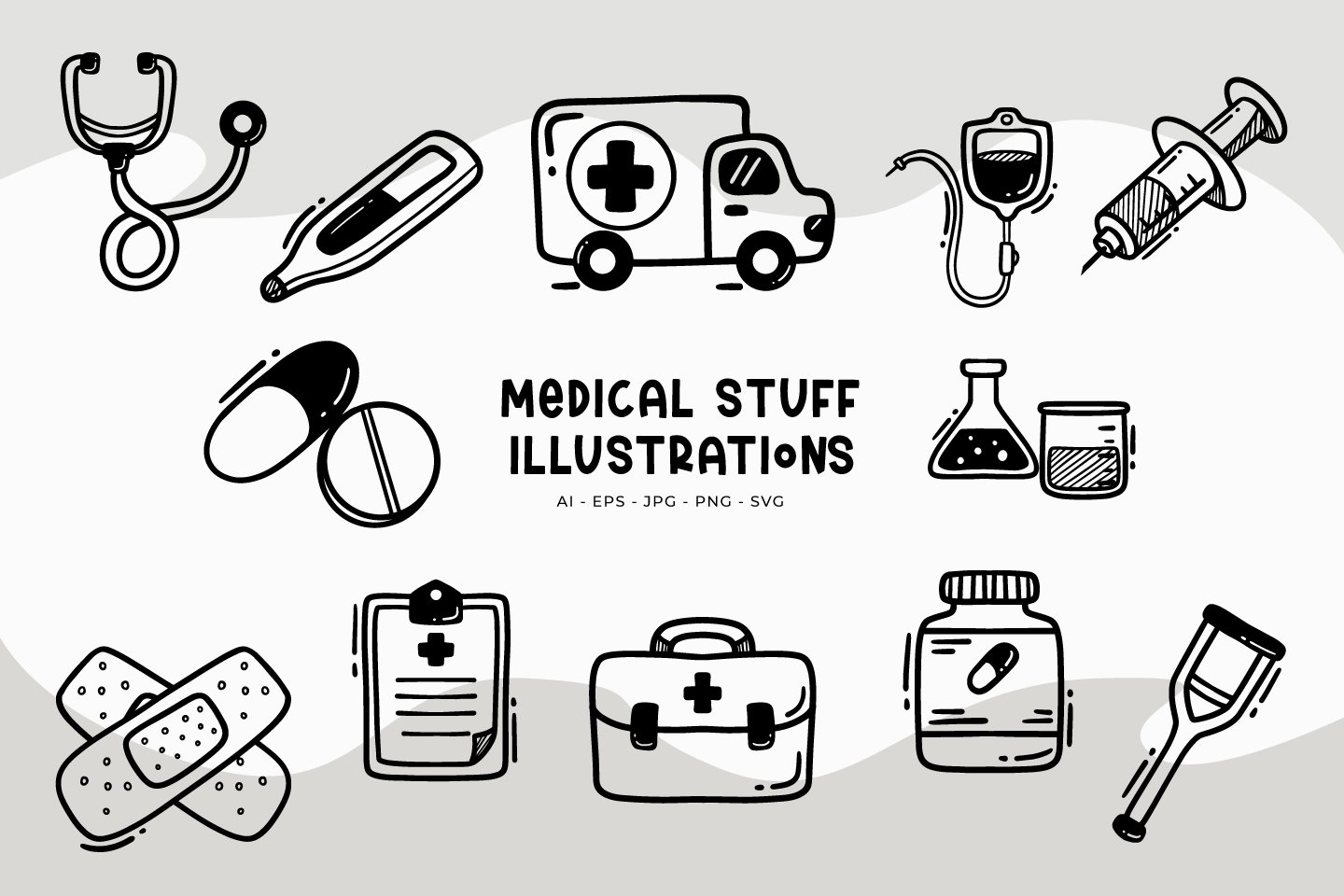 Medical Stuff Illustrations