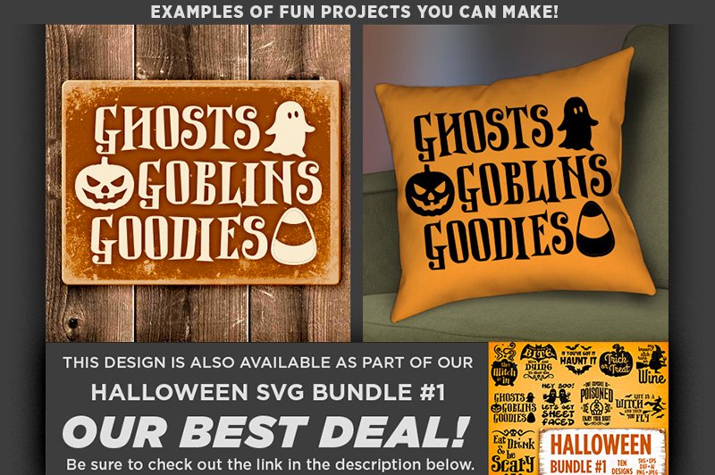 Halloween Svg files - Ghosts Goblins Goodies Svg File - 4021 (146707 ...