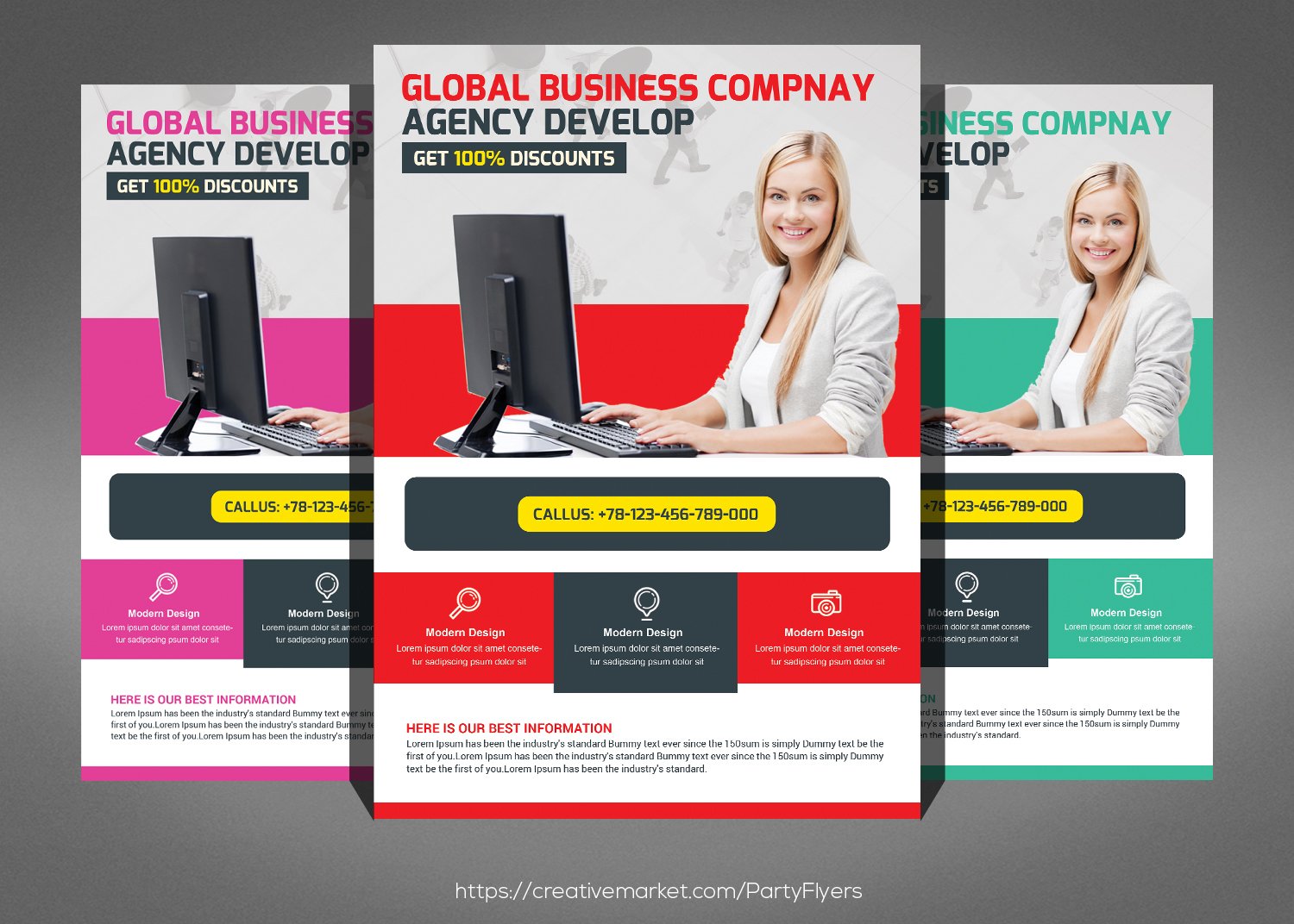 Business Flyer (62185) | Flyers | Design Bundles