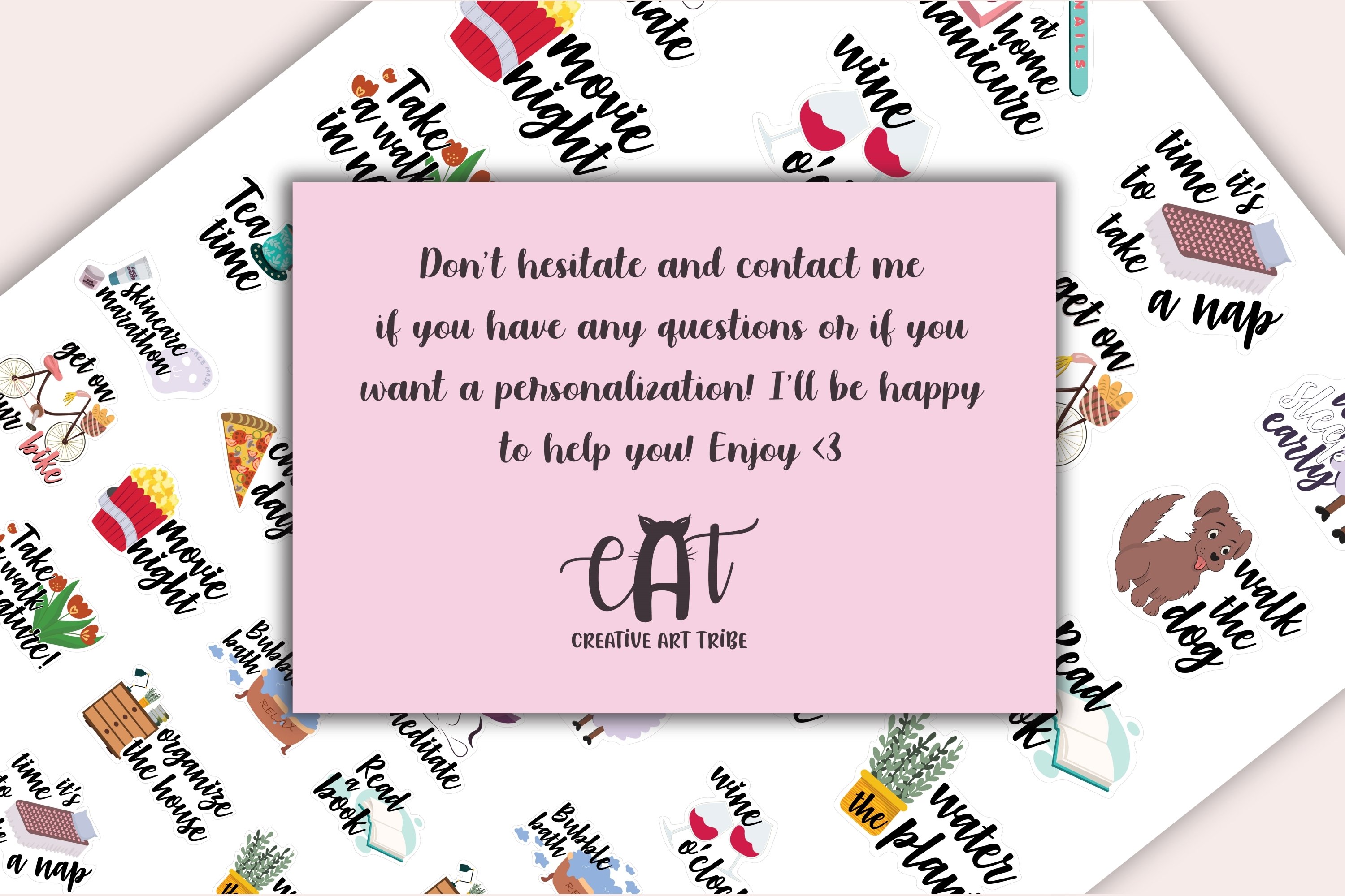 Quarantine Stickers, Stickers Set, Planner Stickers, cutfile (560637 ...