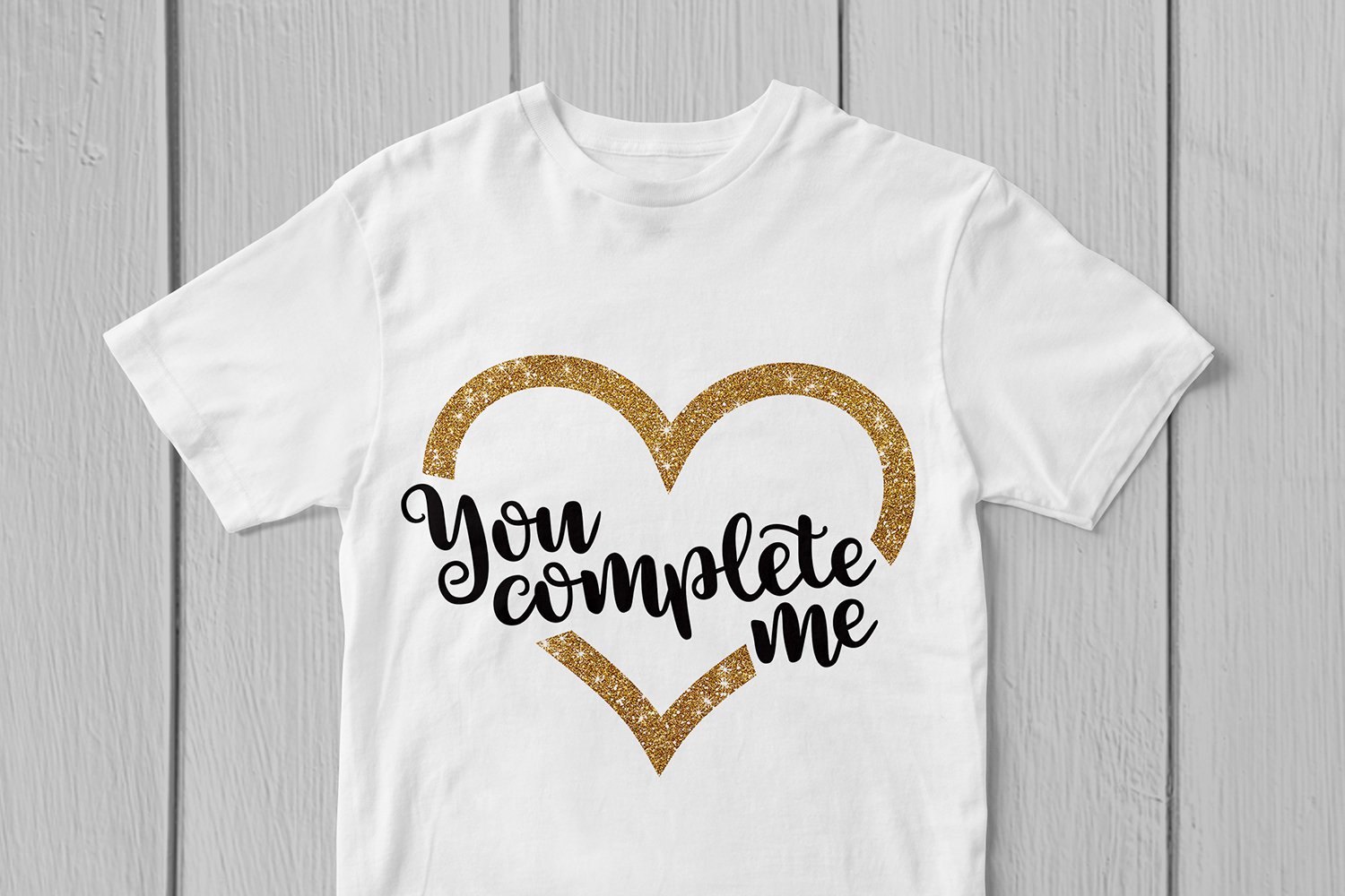 You Complete Me - Love SVG EPS DXF PNG (145216) | Cut Files | Design ...