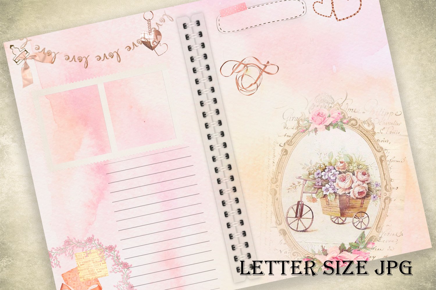 Digital Scrapbook Kit, Junk Journal Printable, Shabby (1179438 ...