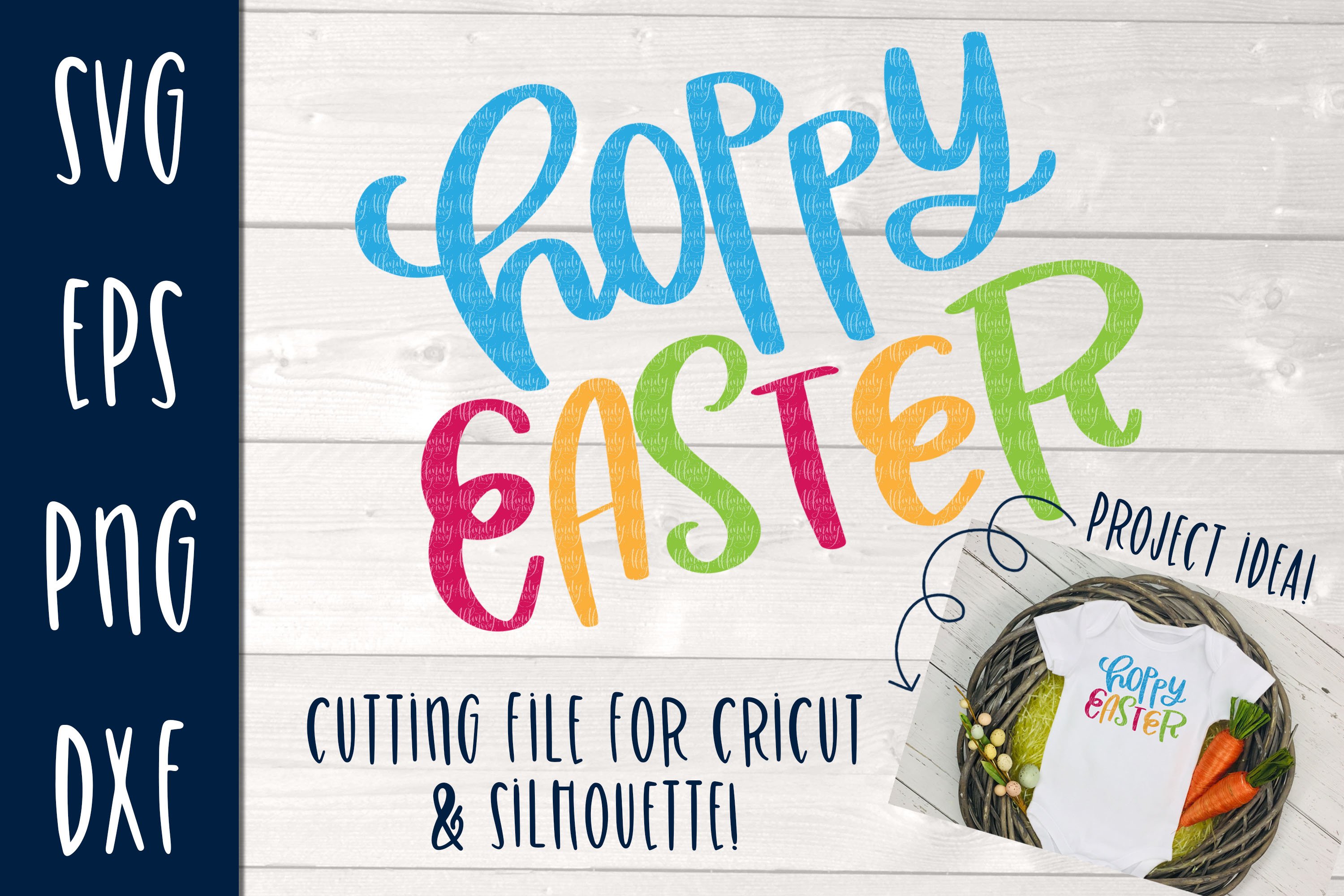 Hoppy Easter SVG Cut File for Cricut (878838) | SVGs | Design Bundles