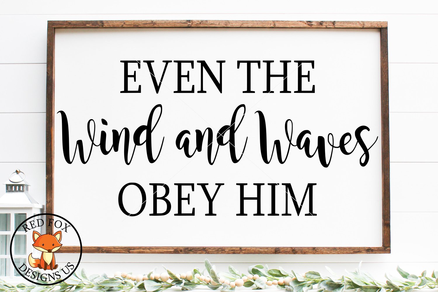 Even The Wind And Waves Obey Him, Scripture SVG, DXF, PNG (1135183 ...