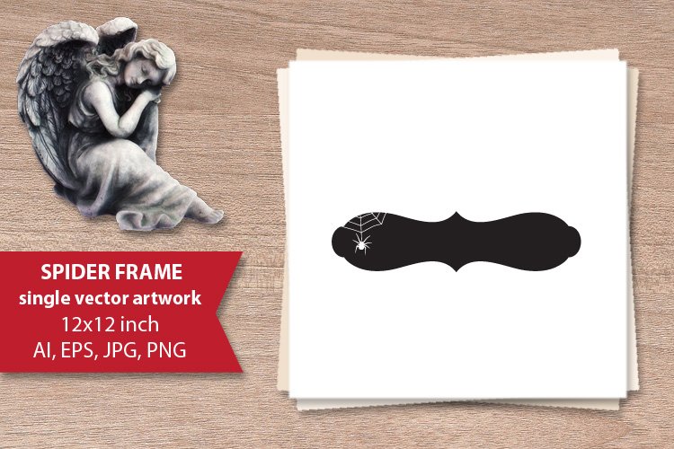 spider frame - single vector artwork (885988)