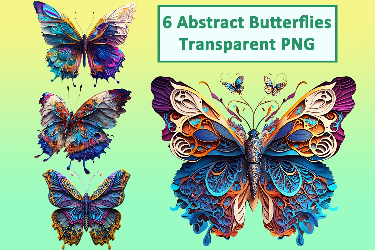 Abstract Butterfly Design