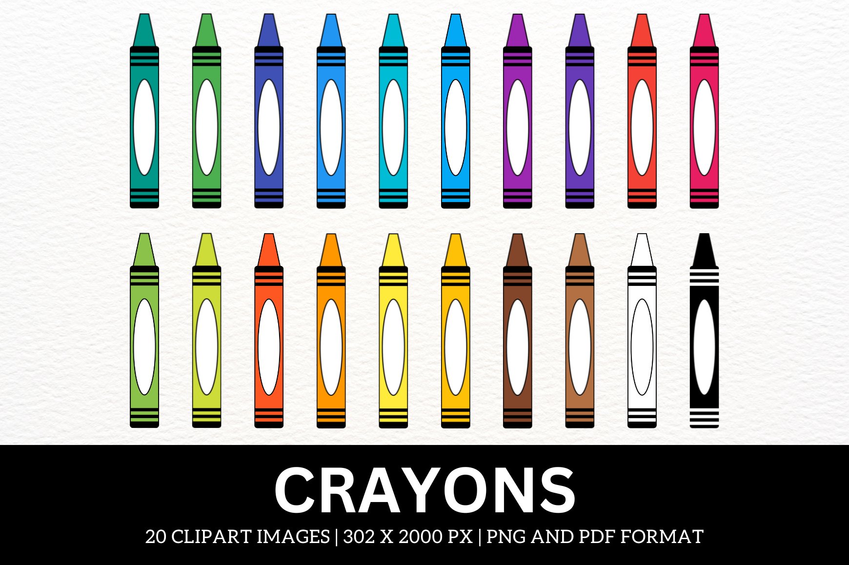 Crayons Clipart Png