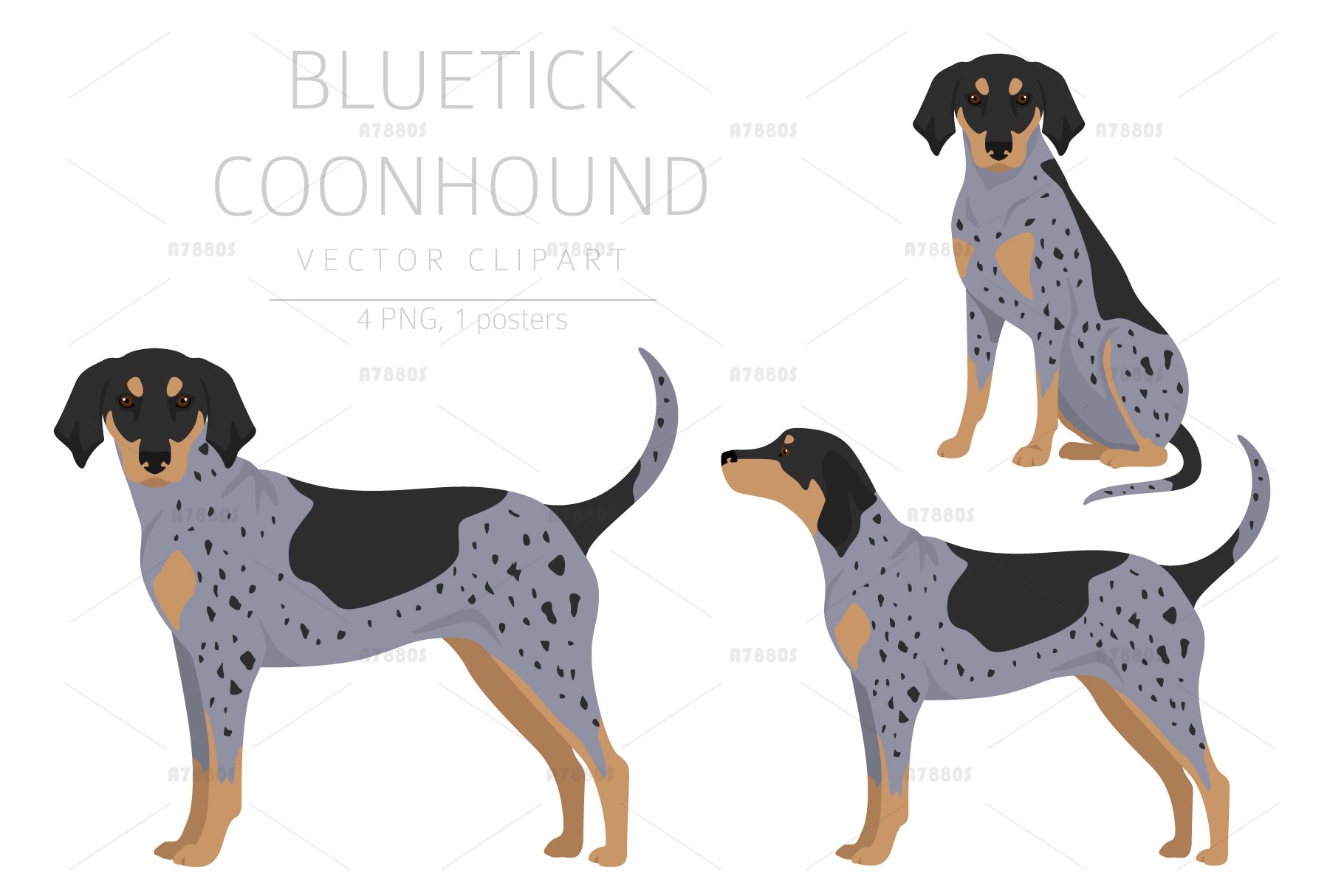 Bluetick Coon Hunting Logos