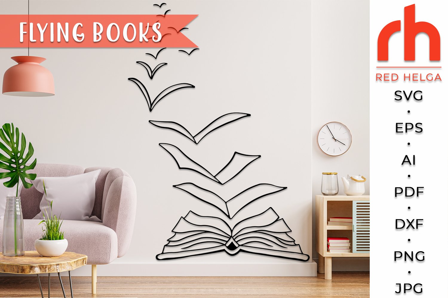 Open Book Pages Flying