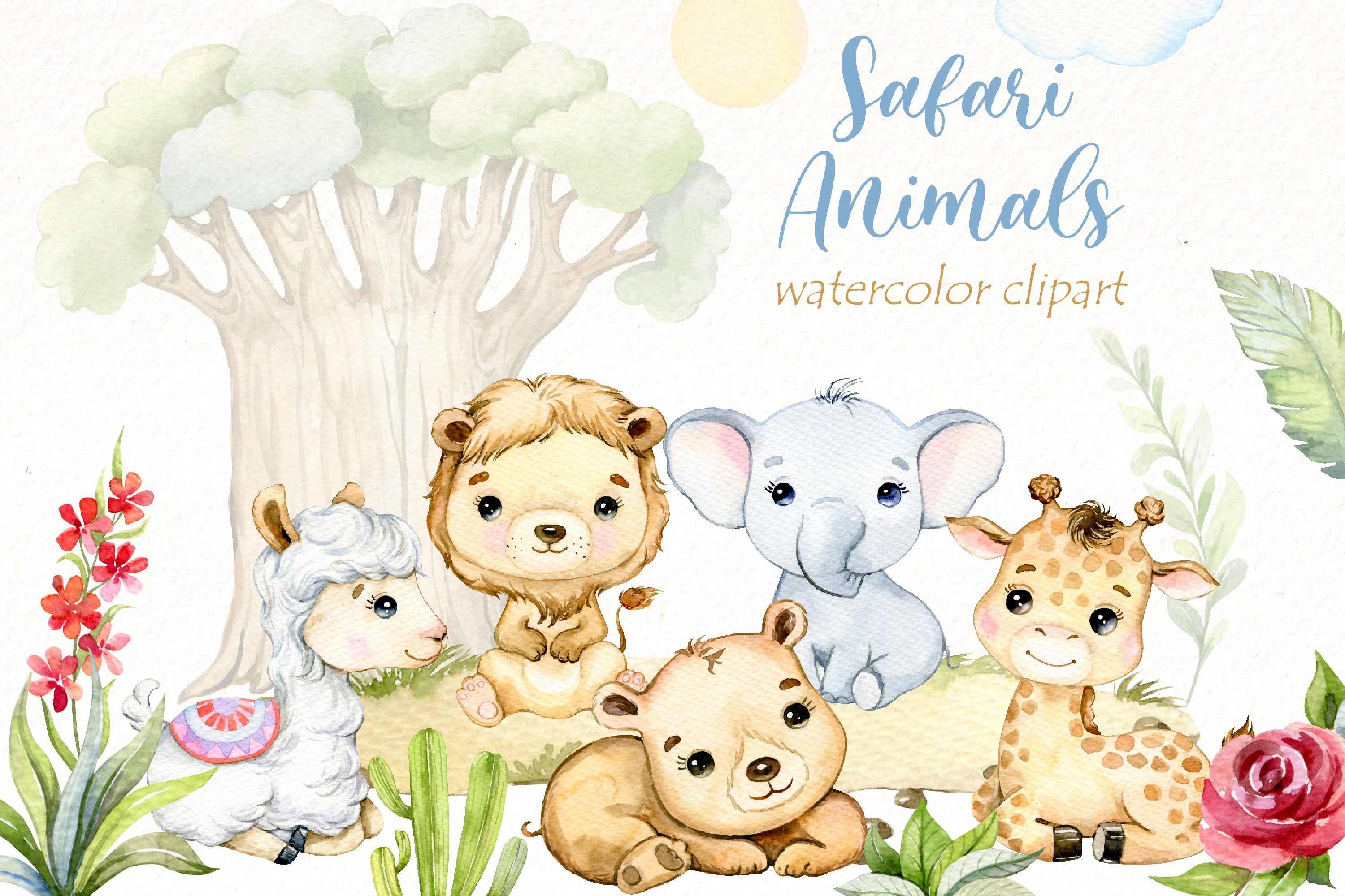 Baby Safari Clipart