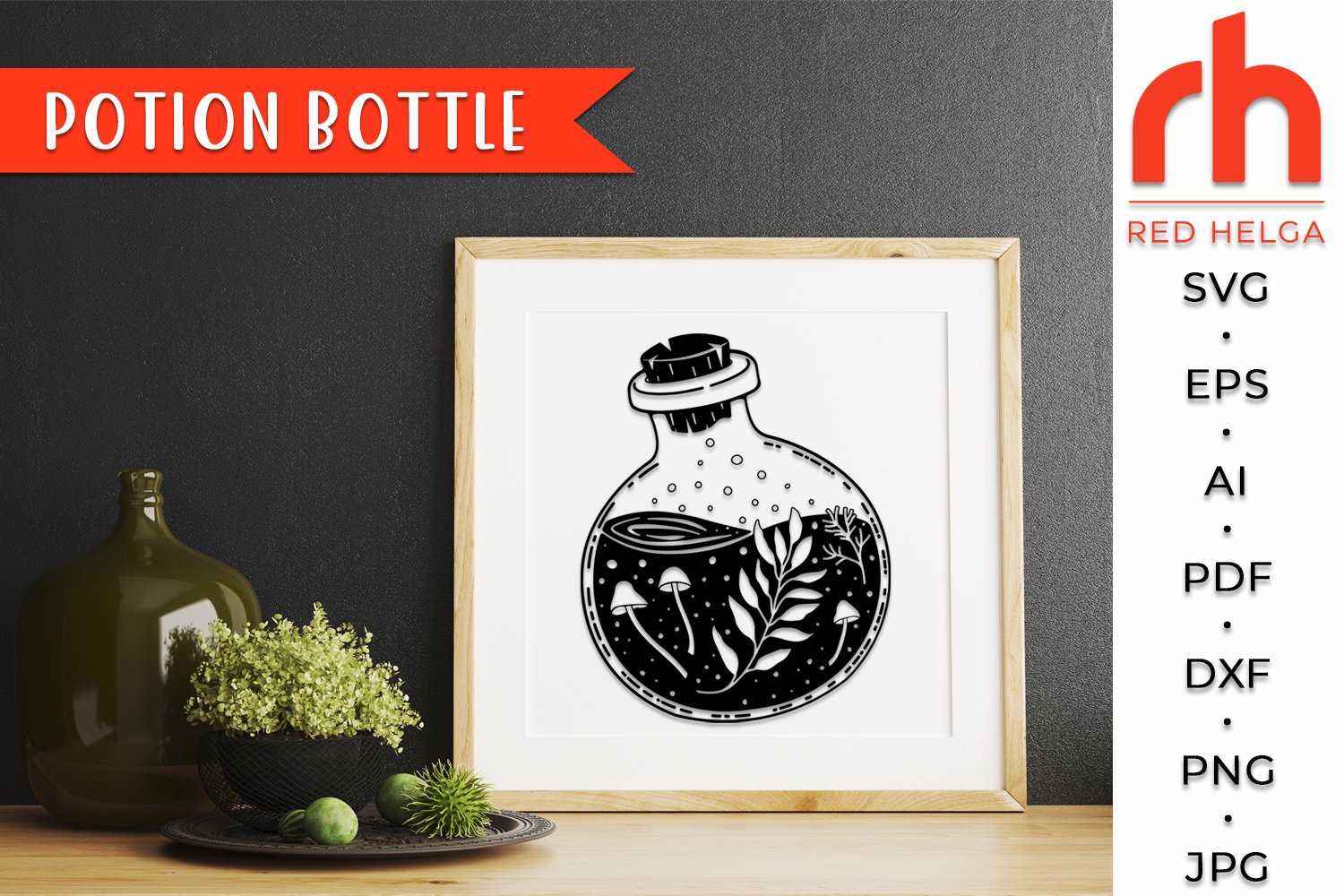 Potion Bottle SVG - Witches Brew Cut File