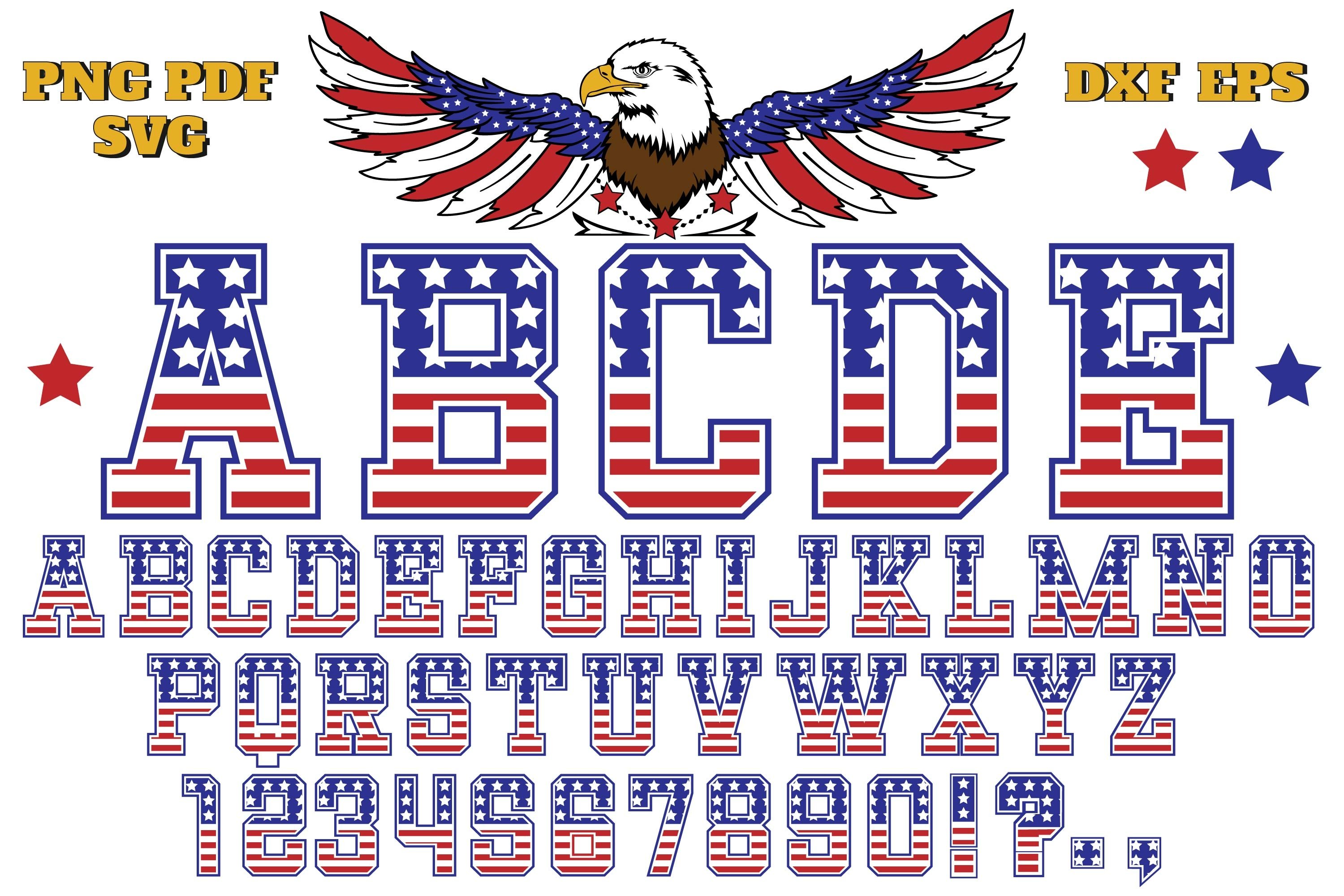 American Flag Alphabet Letters Letter K, Alphabet, Lettering Alphabet