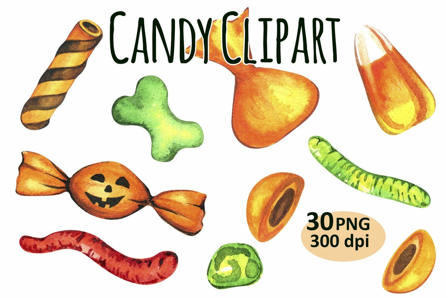 Halloween Candy Clipart