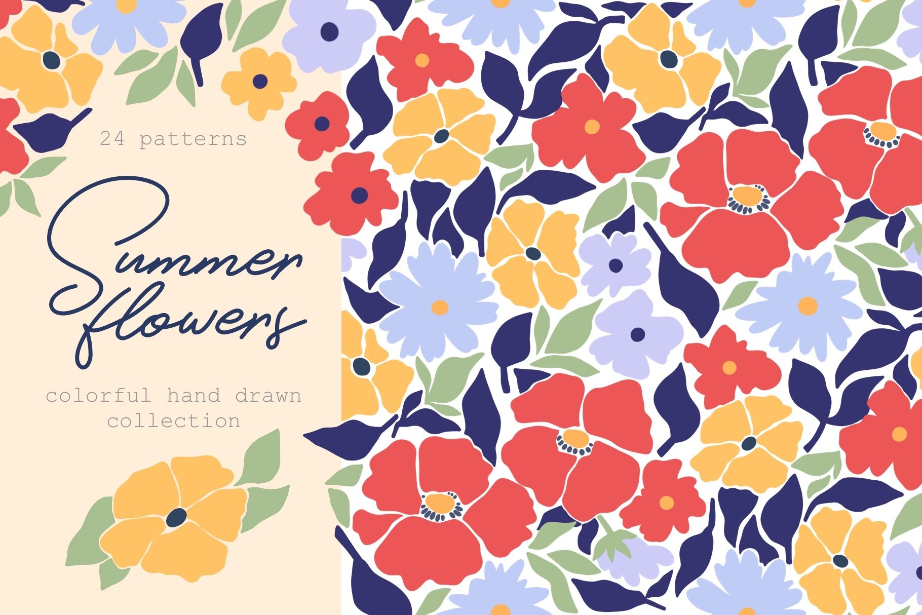 Graphic Design Flower Patterns