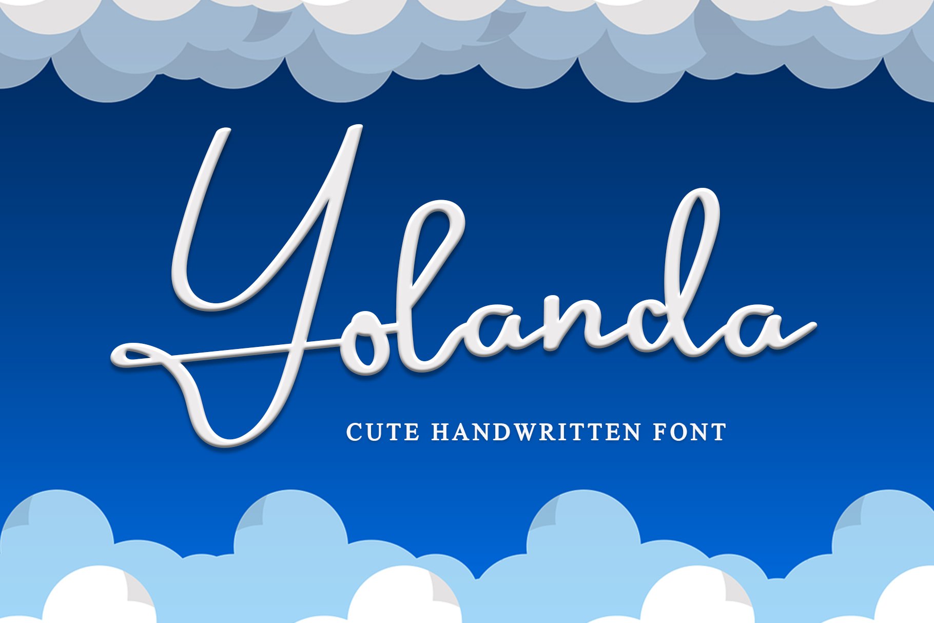 Yolanda Handwritten (1783984) | Calligraphy | Font Bundles