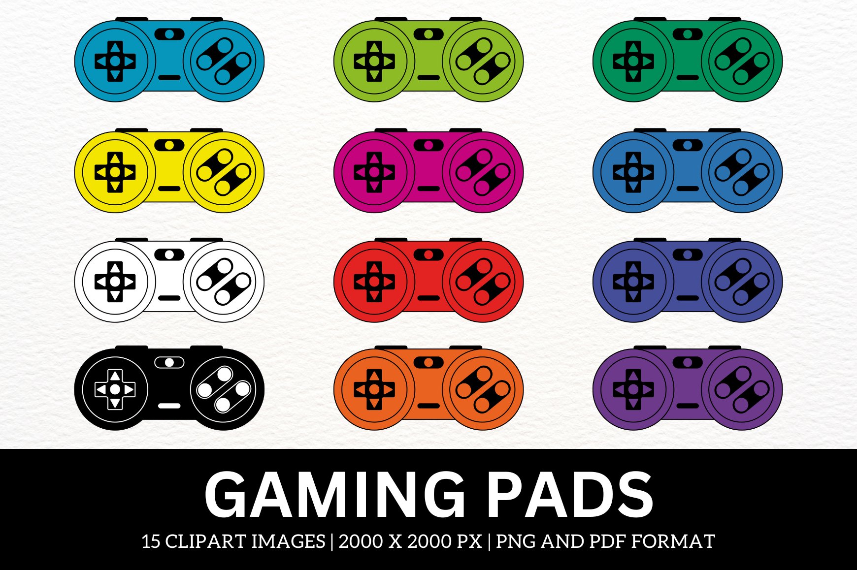 Gaming Pads Cliparts - Game Controllers (2271030) | Clipart | Design ...