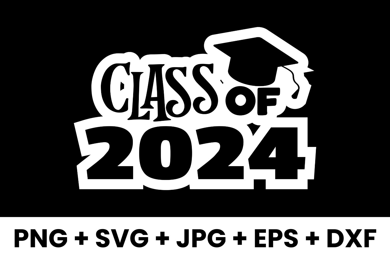 Class Of 2024 Graduation Clipart