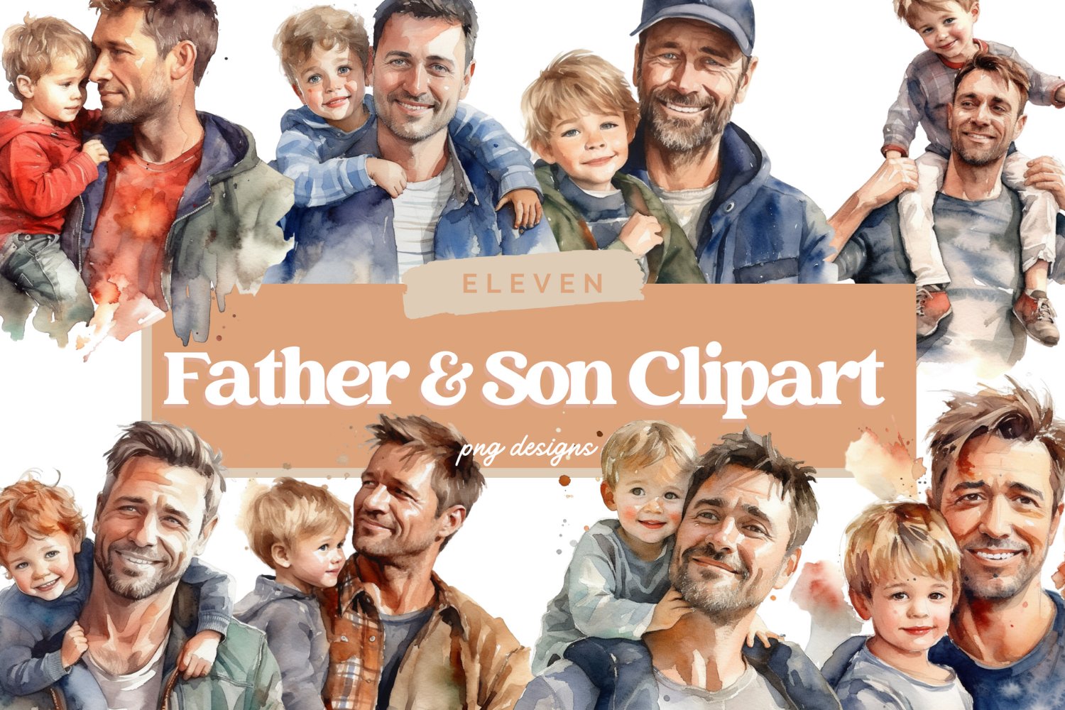 Like Father Like Son Clipart