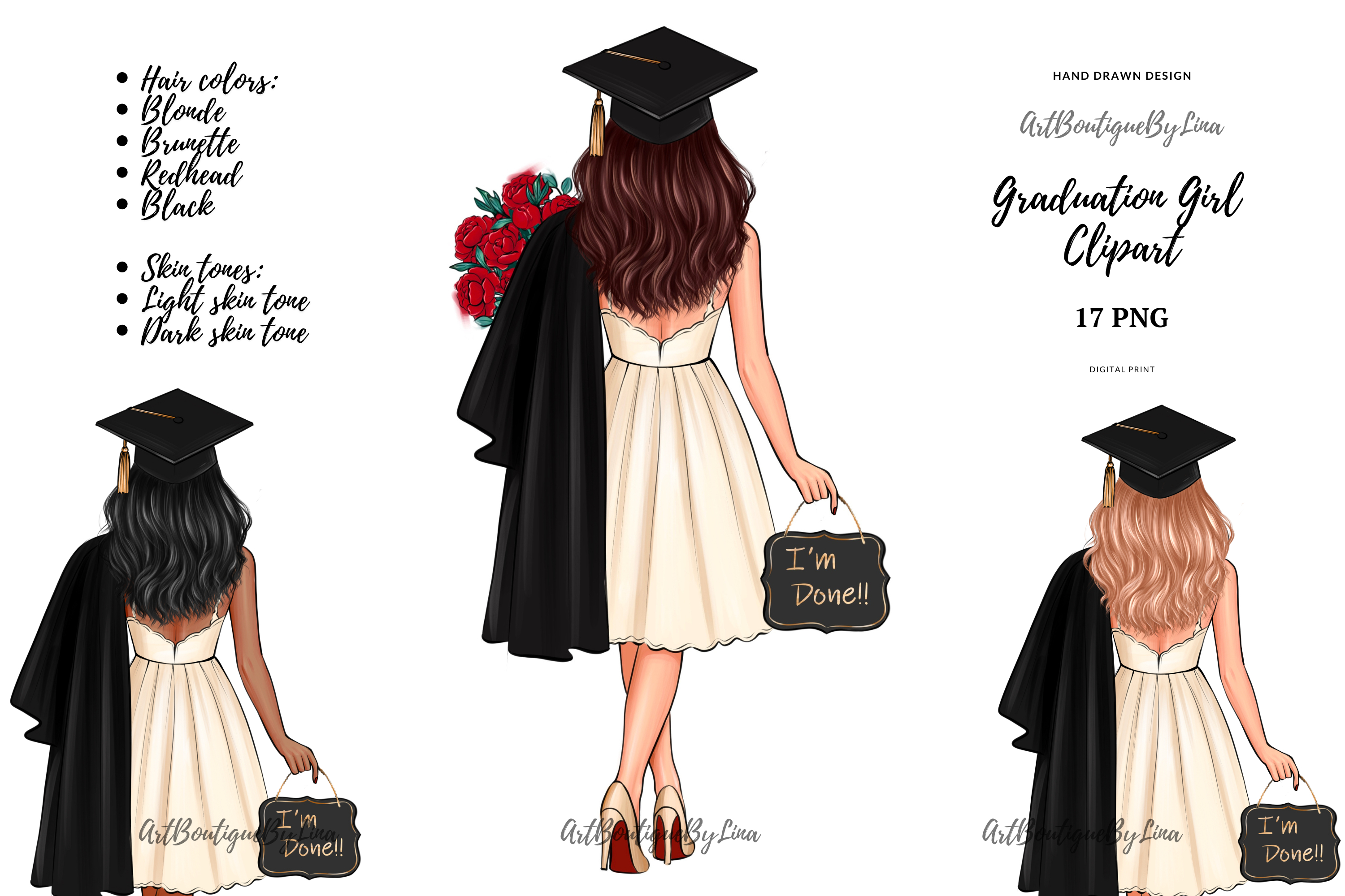 Graduation Girl Clipart Free