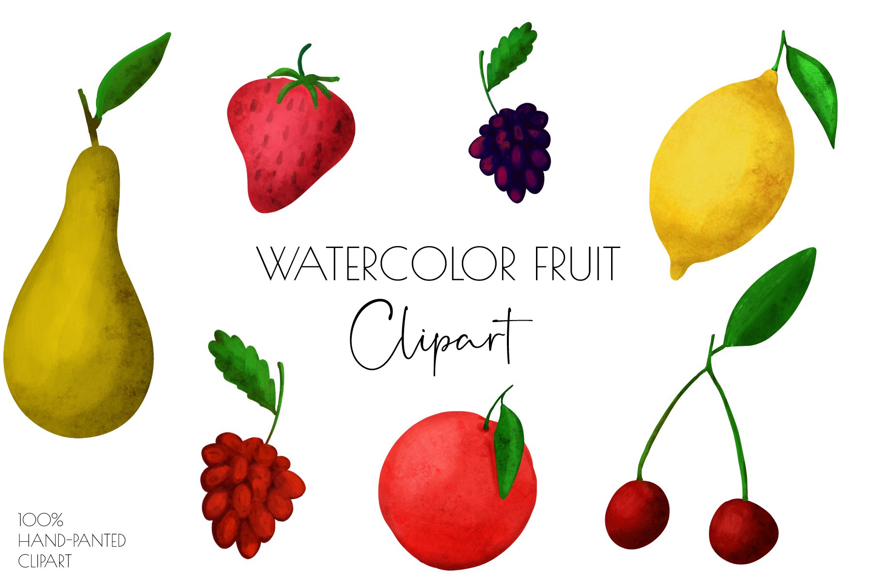 Watercolor Fruit Clipart,watercolor clip ,watercolor (1435159 ...