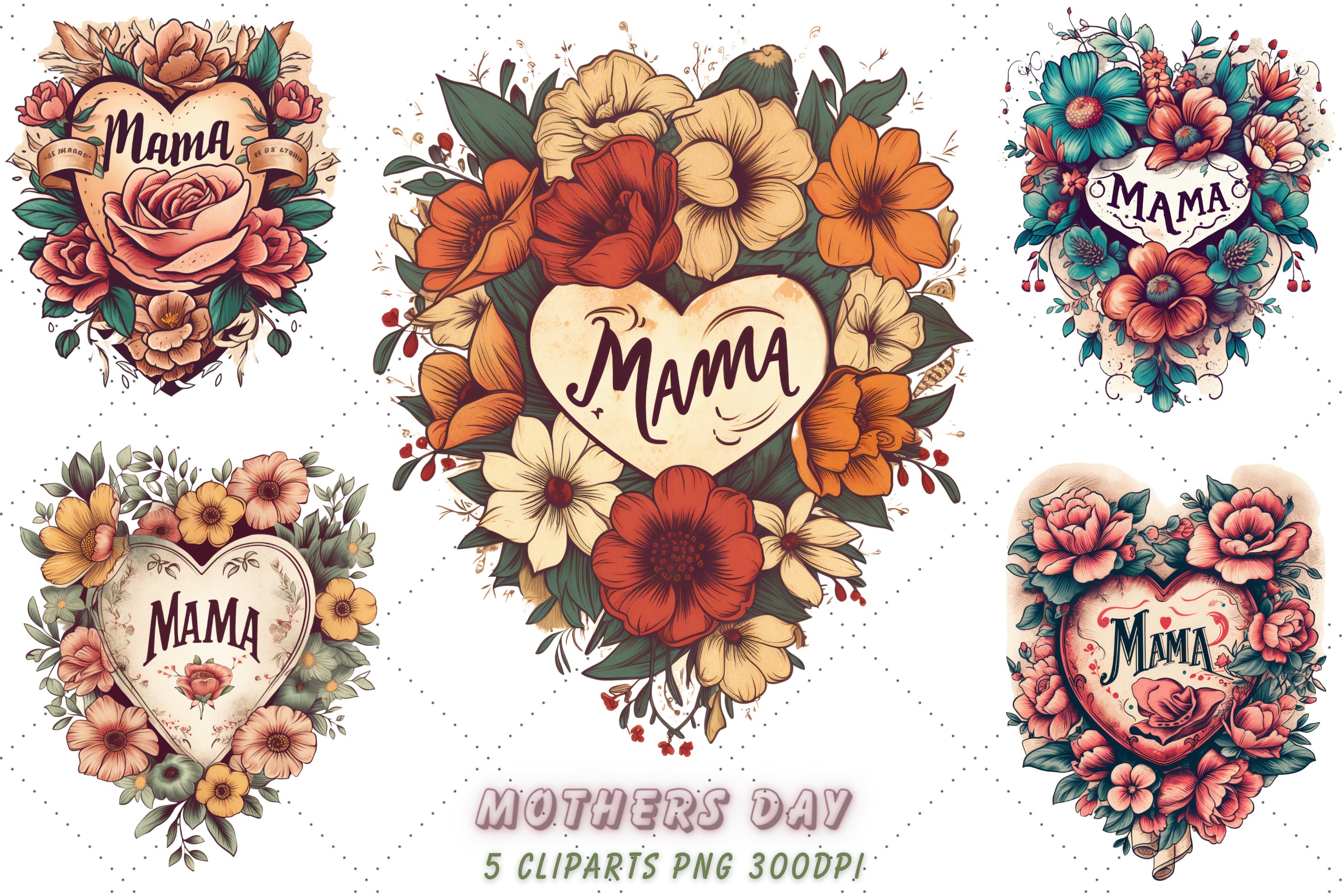 Mothers Day Flowers Clipart Black And White