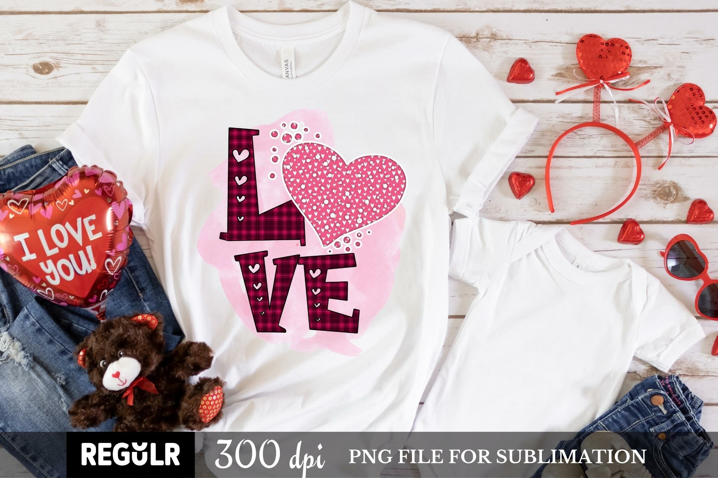 Love PNG For Valentines Day Sublimation (1808734) | Sublimation ...