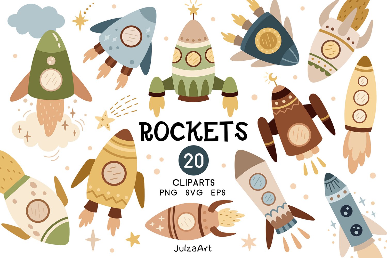 Clipart Rockets