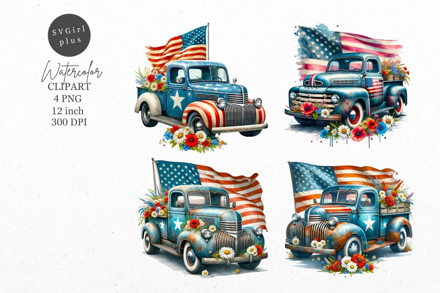 Vintage July 4th Clip Art