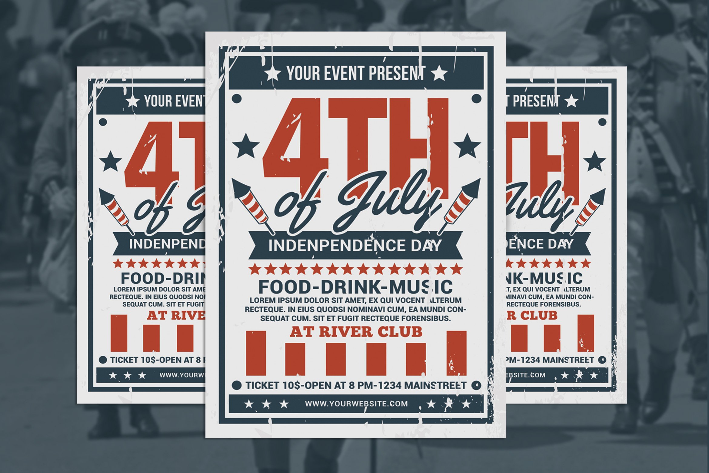 4th of July Flyer (1416541) | Flyers | Design Bundles