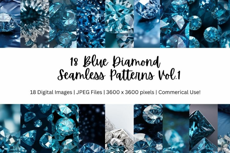 Blue Seamless Repeating Background