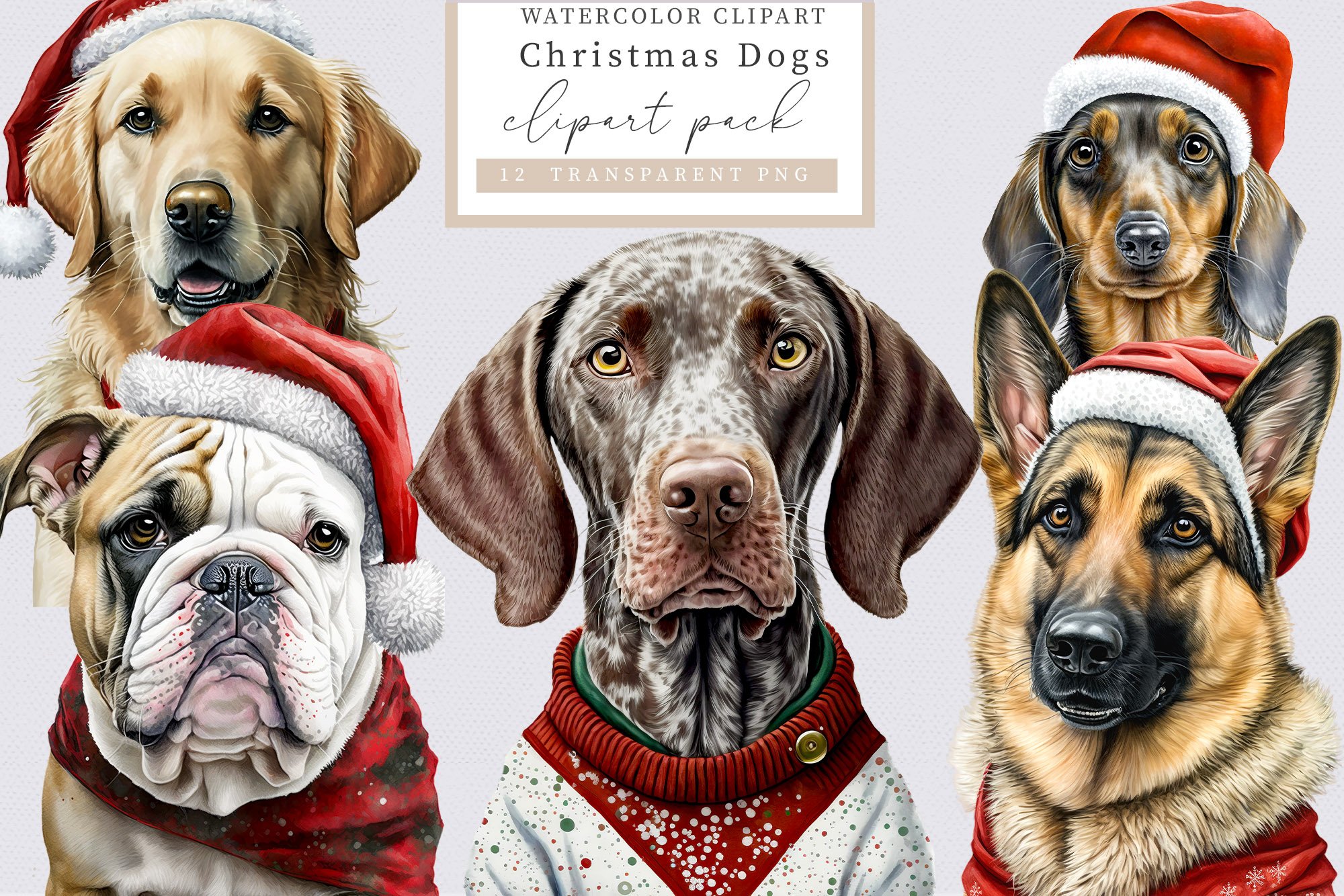 Pack Of Dogs Clipart