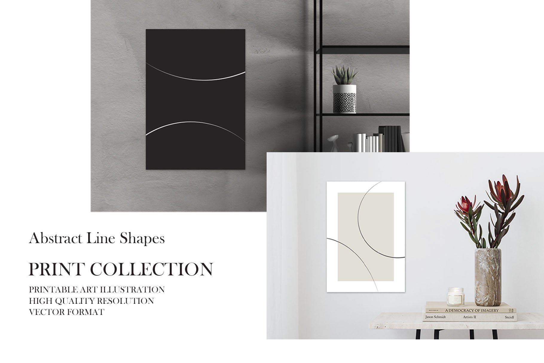 Line Print Collection (1414882) | Illustrations | Design Bundles