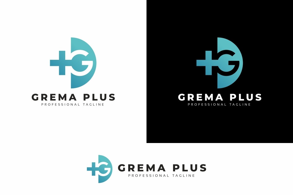G Letter Plus Logo (1599248) | Logos | Design Bundles