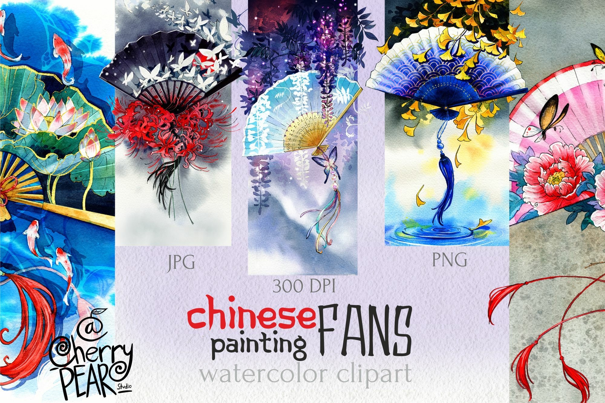 Chinese Fans Art