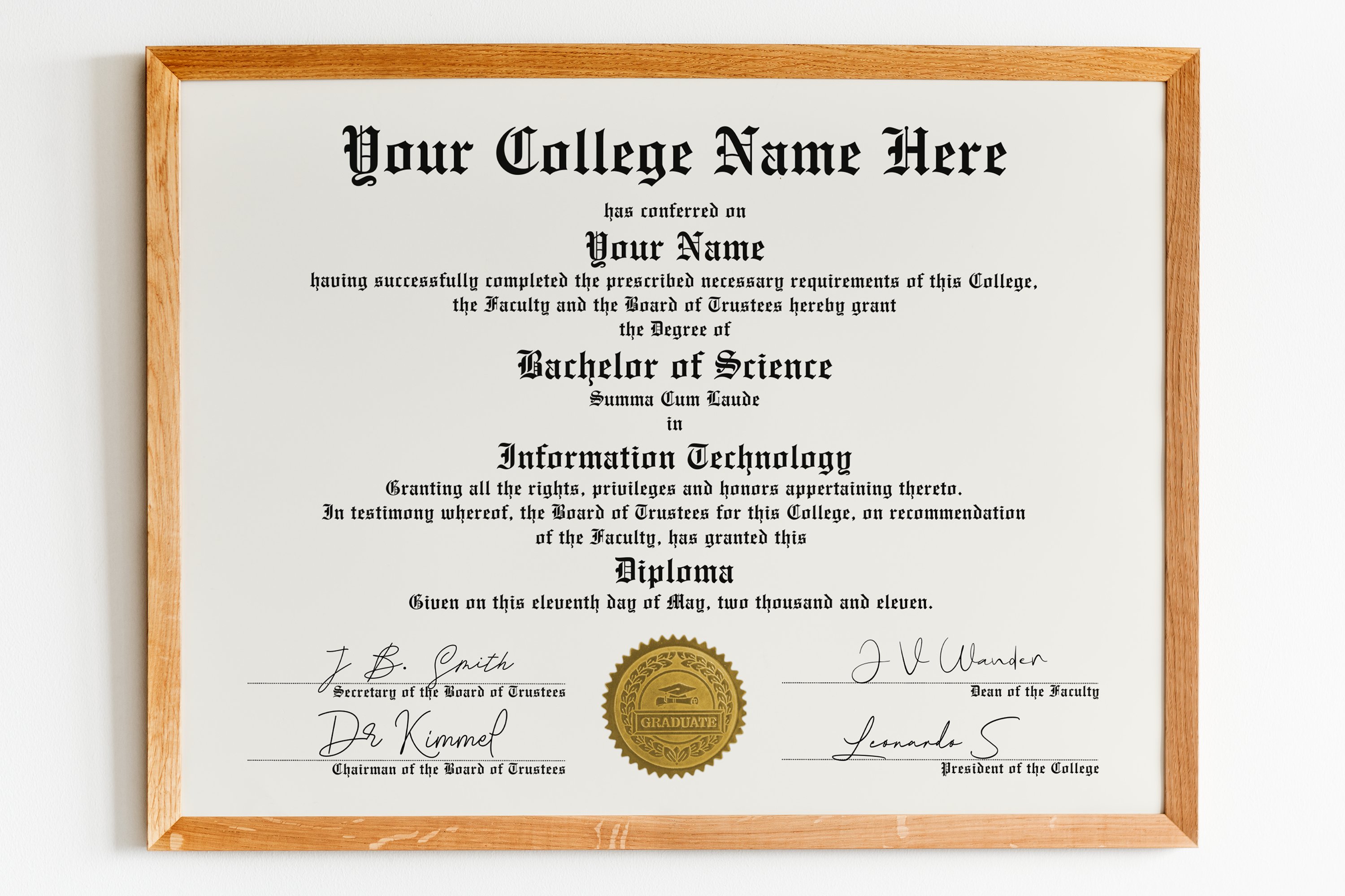 Certificate Diploma Font