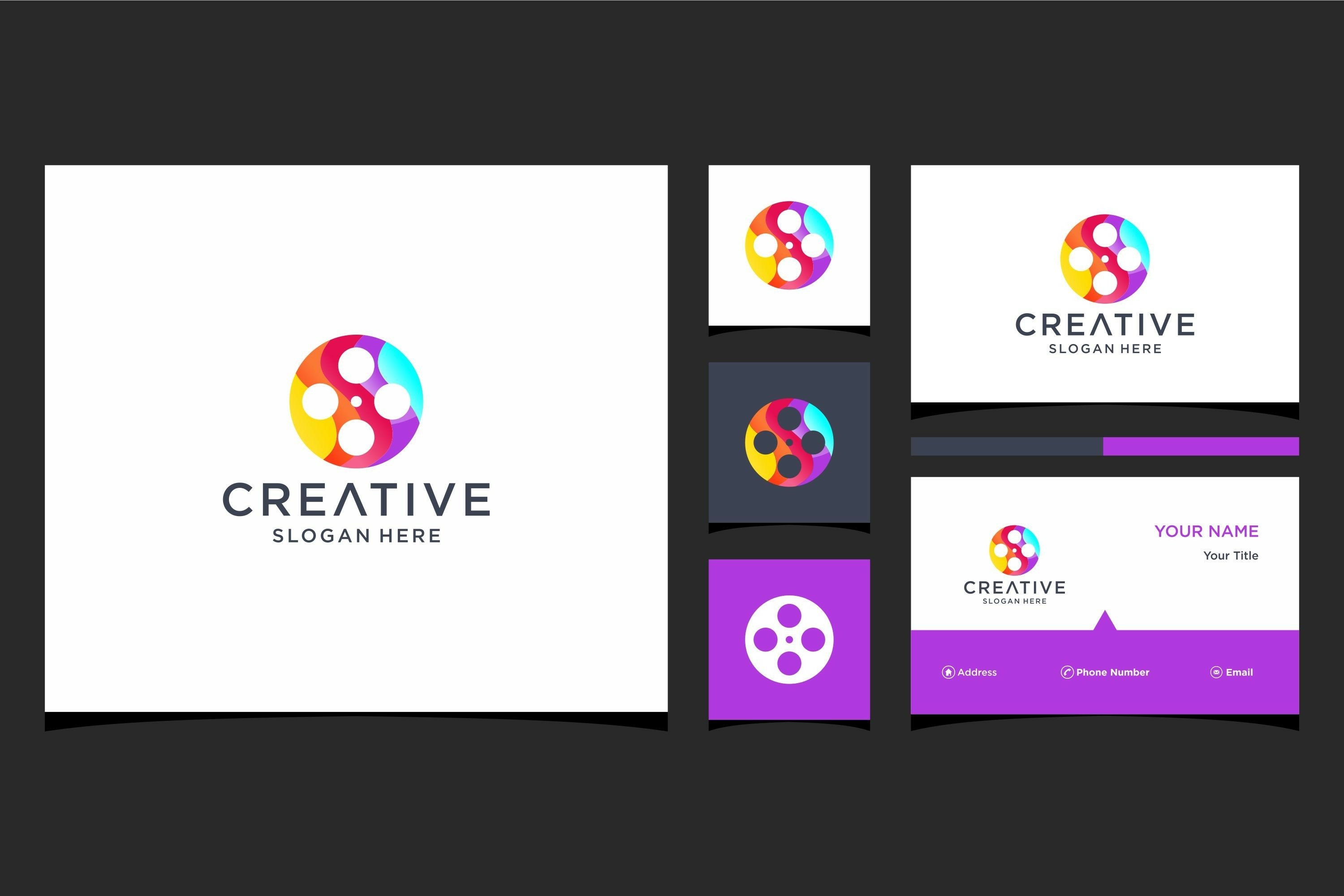Film Roll Logo Design (1664790) | Logos | Design Bundles