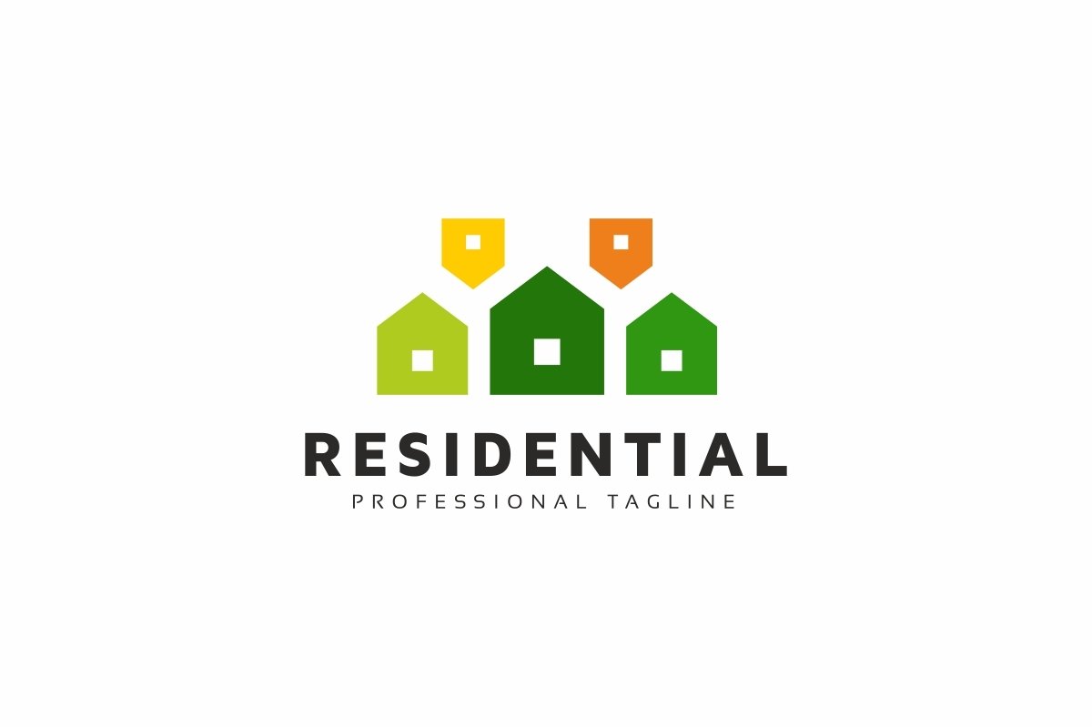 Residential Logo (1744783) | Logos | Design Bundles
