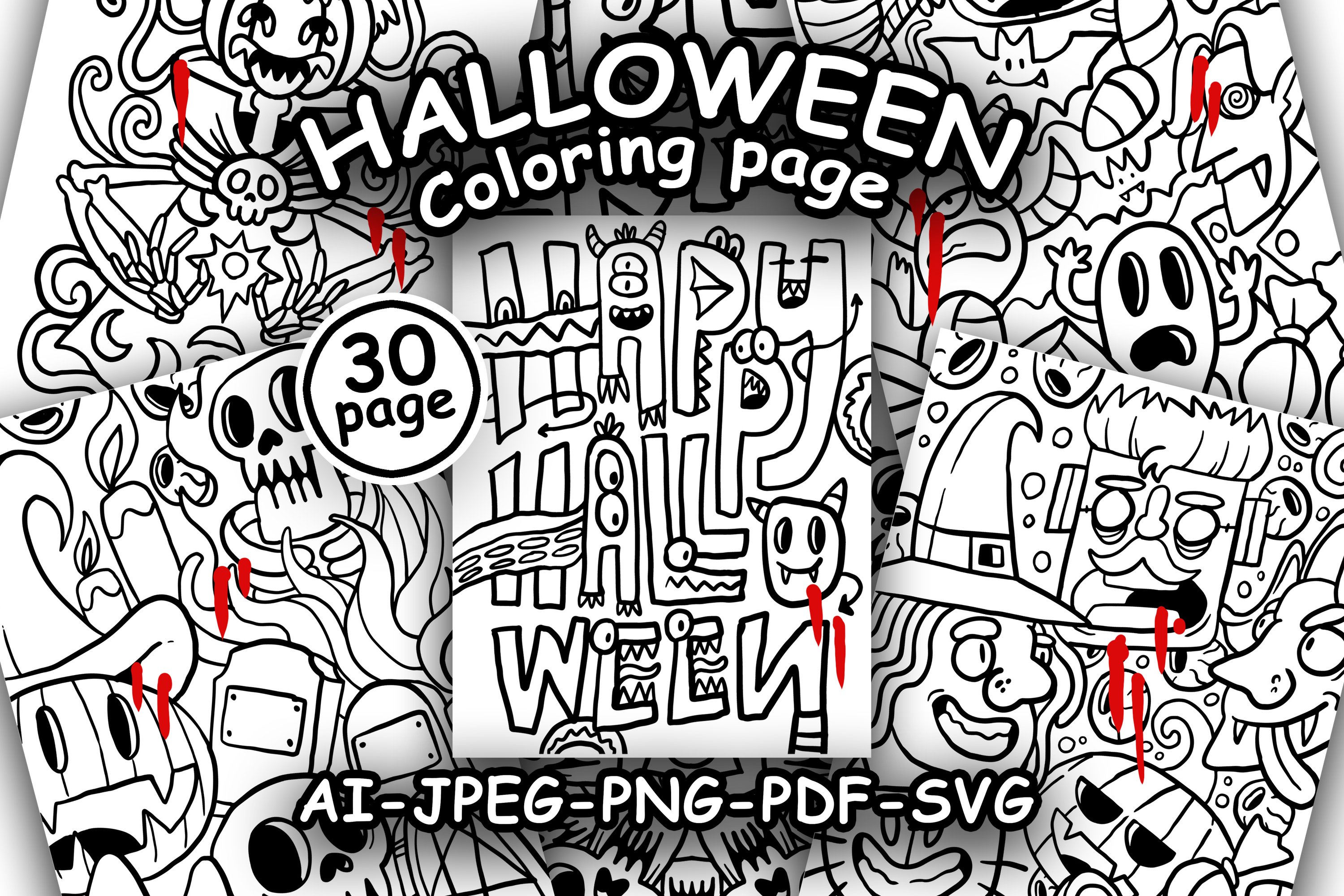 Doodle Art Coloring Pages