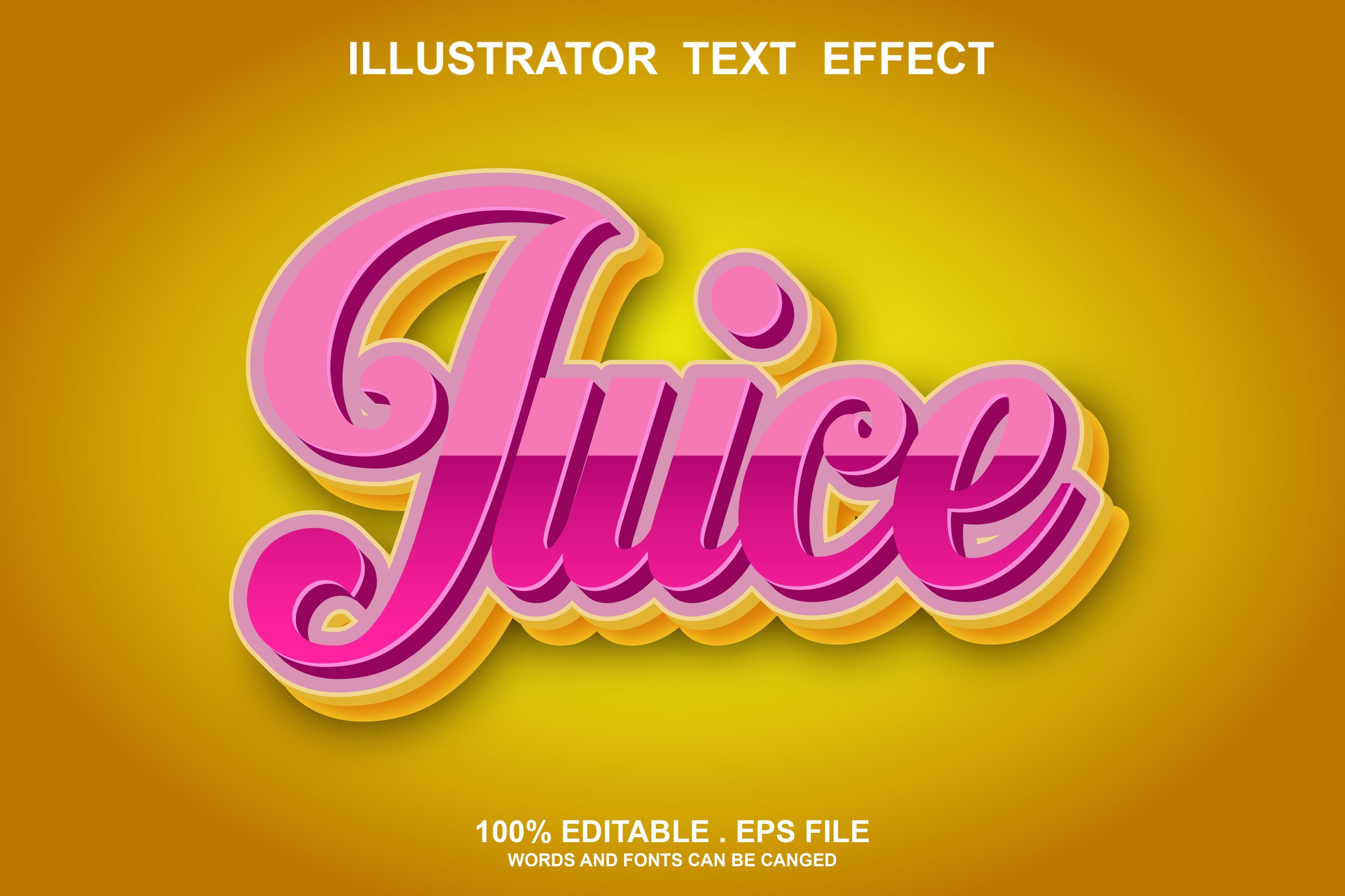 1 TEXT EFFECT EDITABLE (1417877) | Illustrator Plugins | Design Bundles