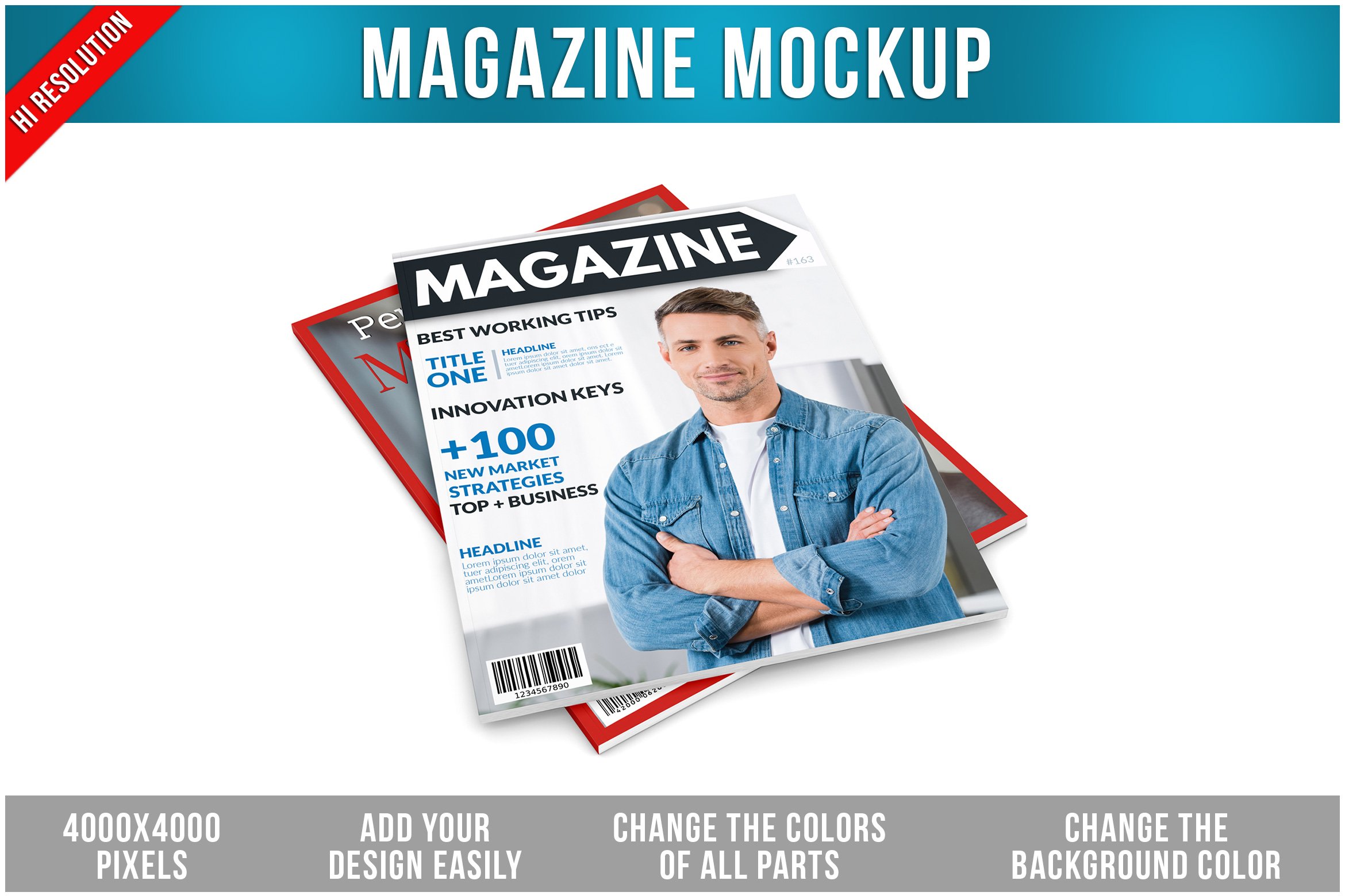 Magazine Cover Template Psd Free Download