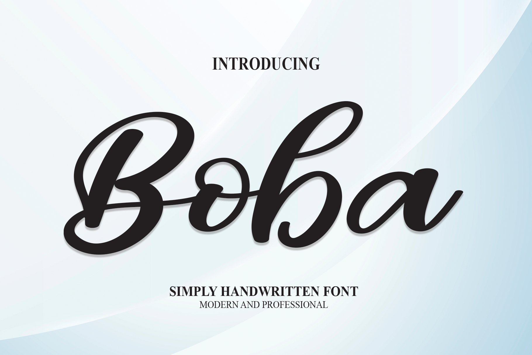 Boba (1835319) | Calligraphy | Font Bundles